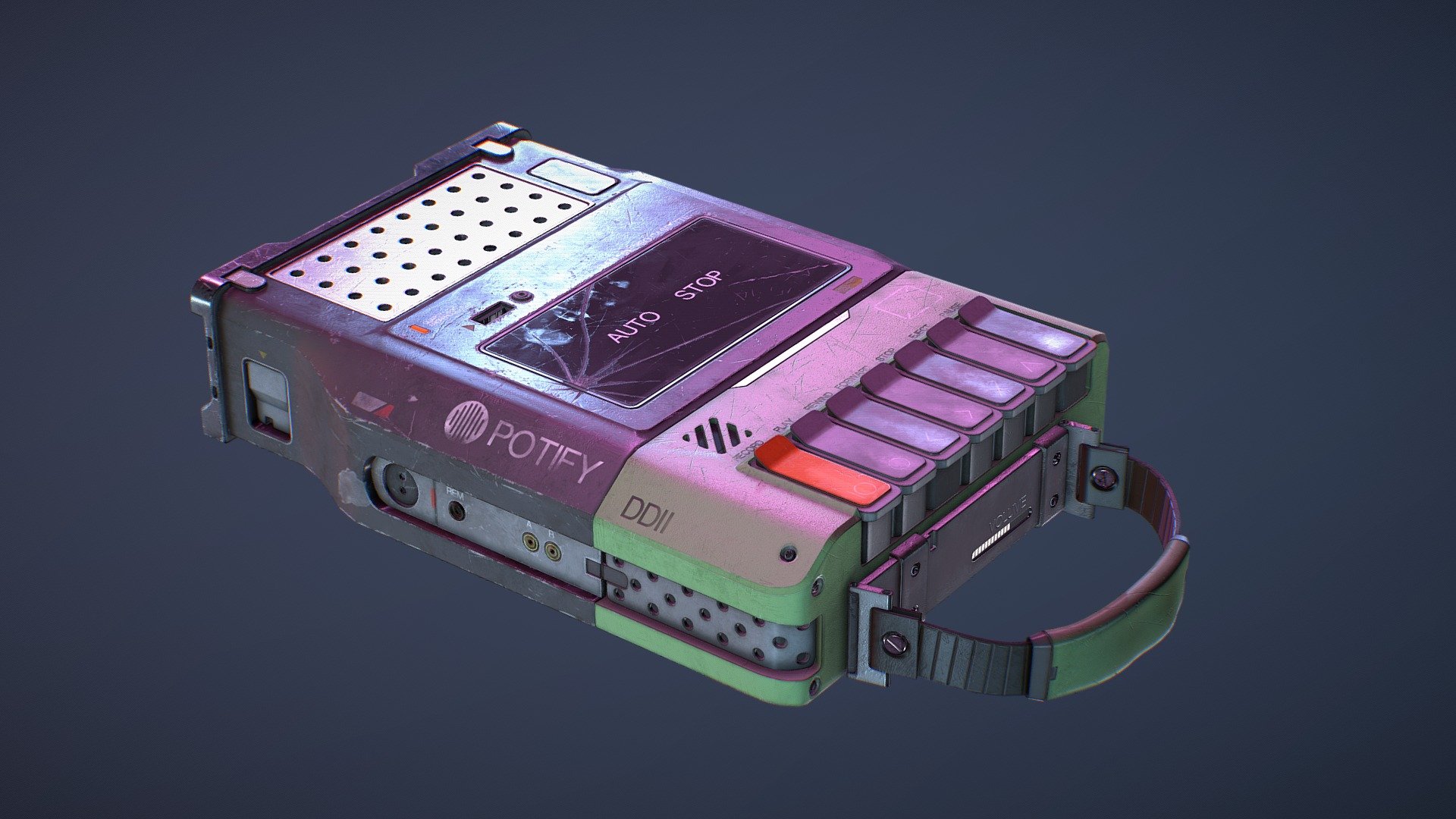 POTIFY - Sheng lam SciFi Walkman - Download Free 3D model by Ylias ...