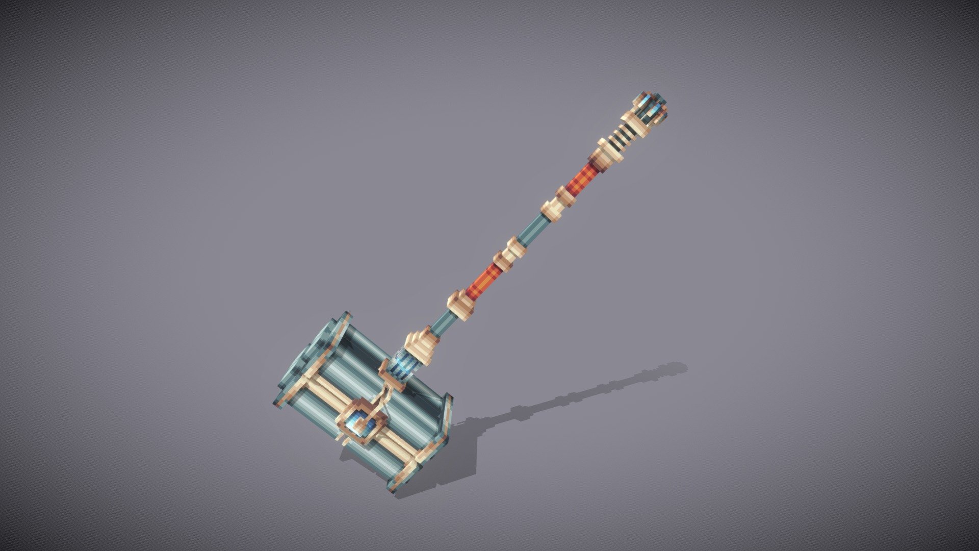 Wave Hammer - 3D model by 3B STUDIO (@3BStudioMC) [9920176] - Sketchfab