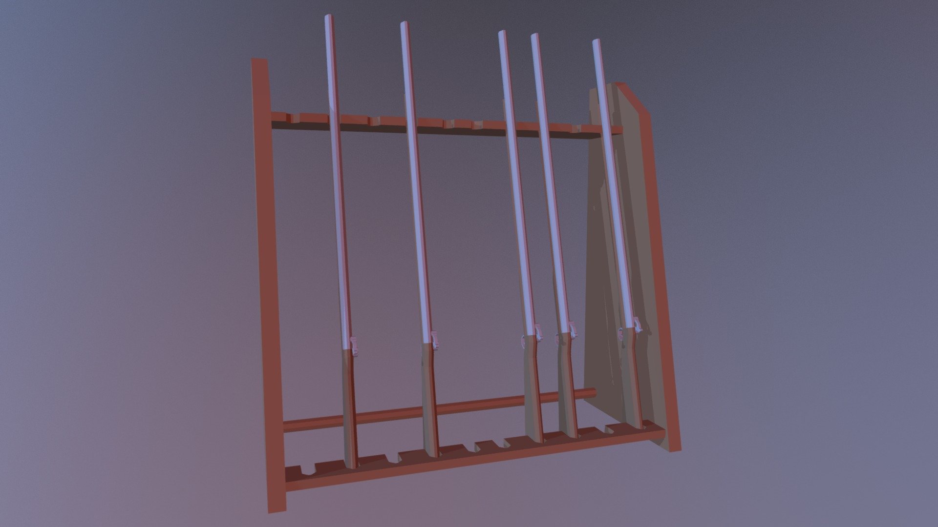 Weapon Rack - 3D model by Ivan_T (@ivan_) [992081f] - Sketchfab