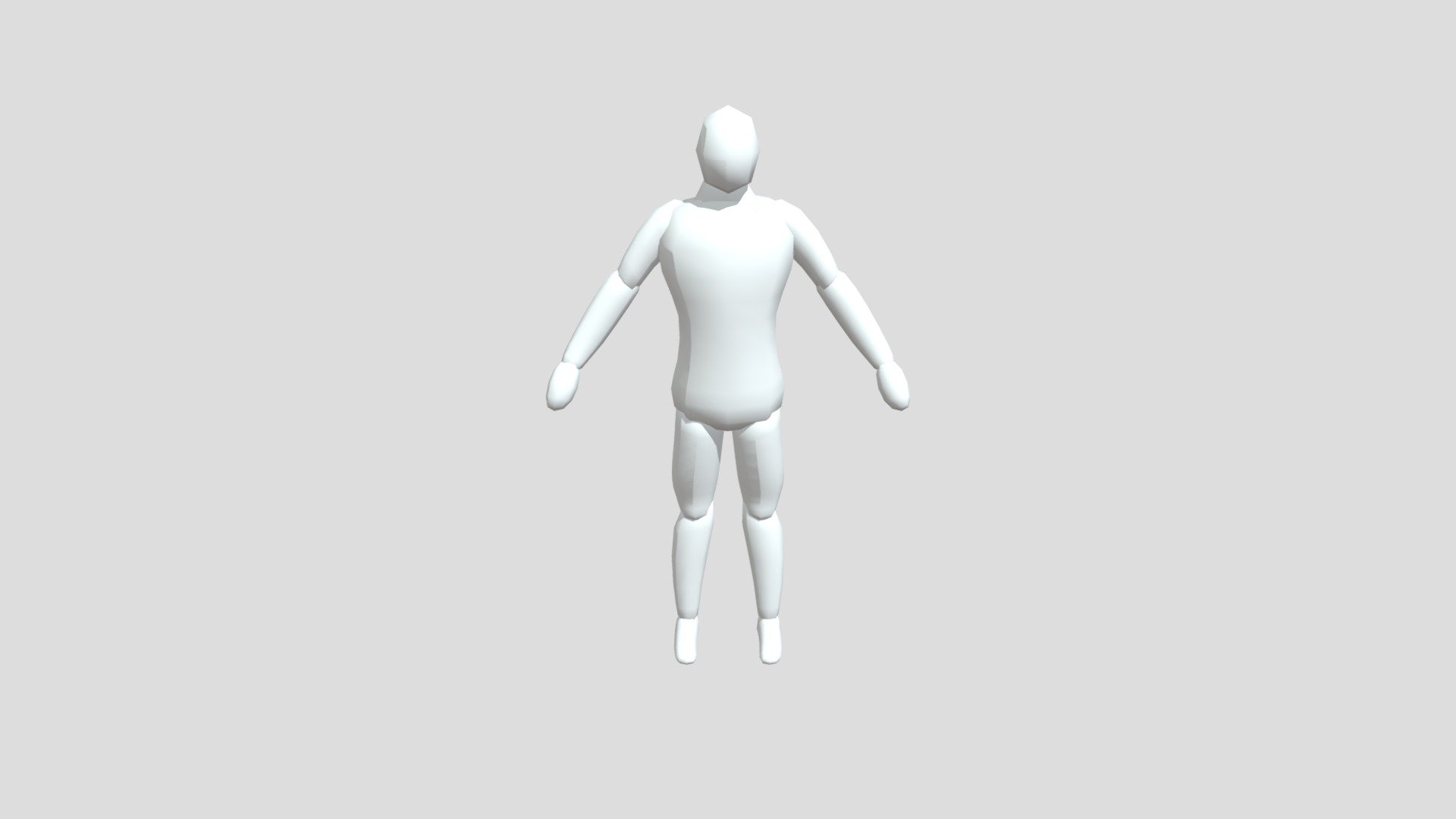 Lowpoly Human (Rigged) - Download Free 3D model by void (@void22 ...