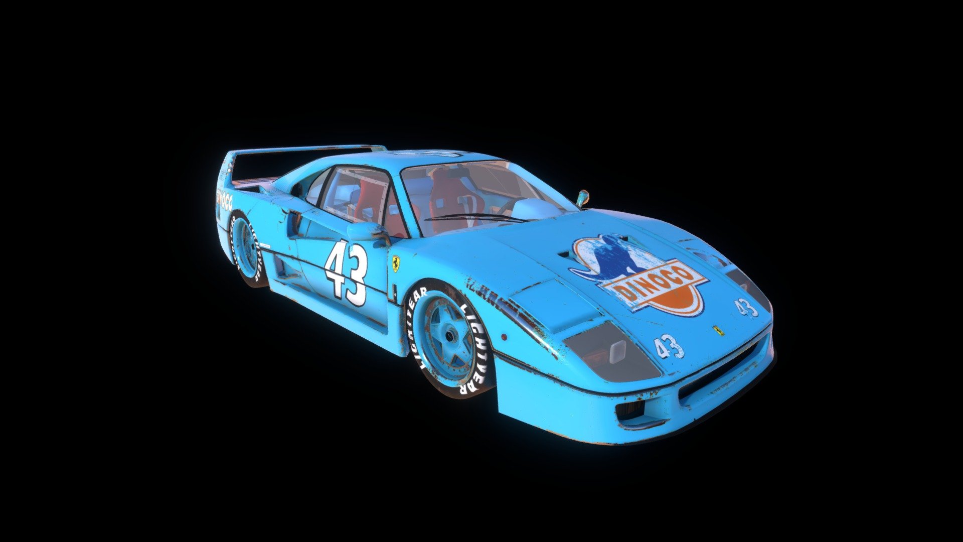 Ferrari F40 DINOCO - Buy Royalty Free 3D model by ion.fbx (@ionfbx ...