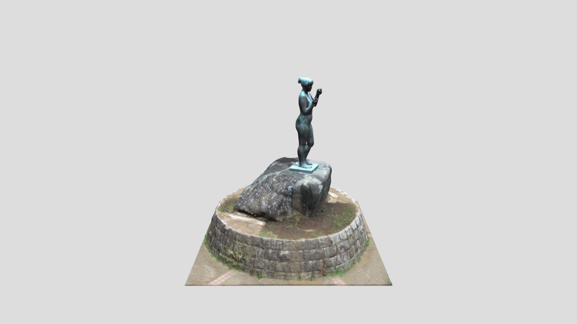 Statue_sample_100M - 3D model by BambooDessiner [9922945] - Sketchfab