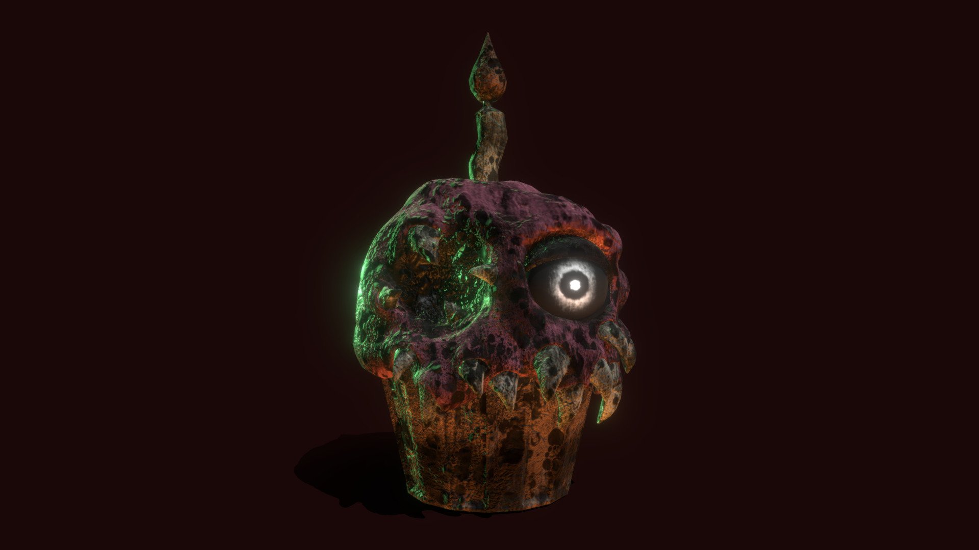 THE JOY OF CREATION | Ignited Cupcake - Download Free 3D model by ...