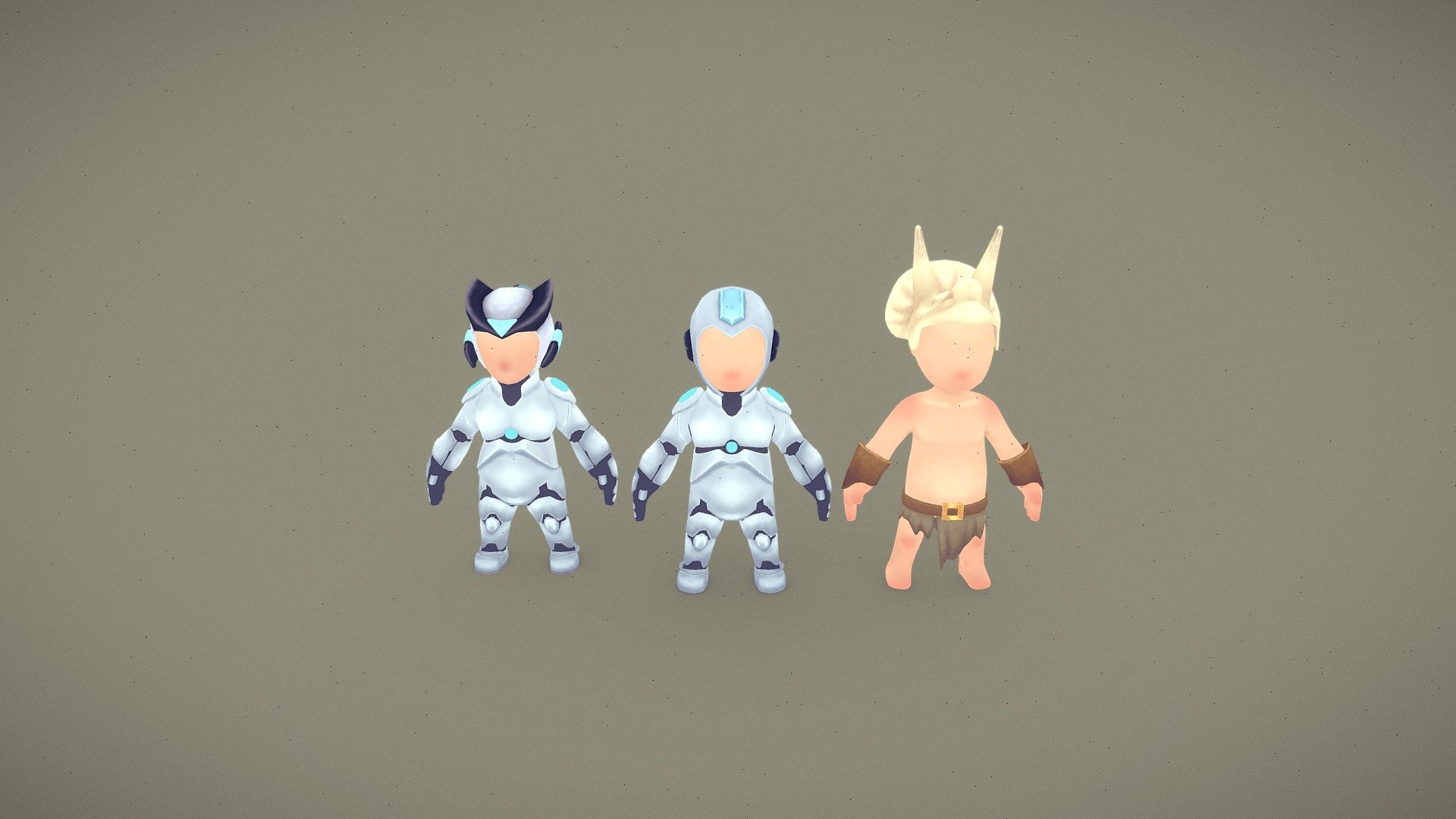DeadLine - Characters for FPS game - 3D model by ccsan [99231d8 ...