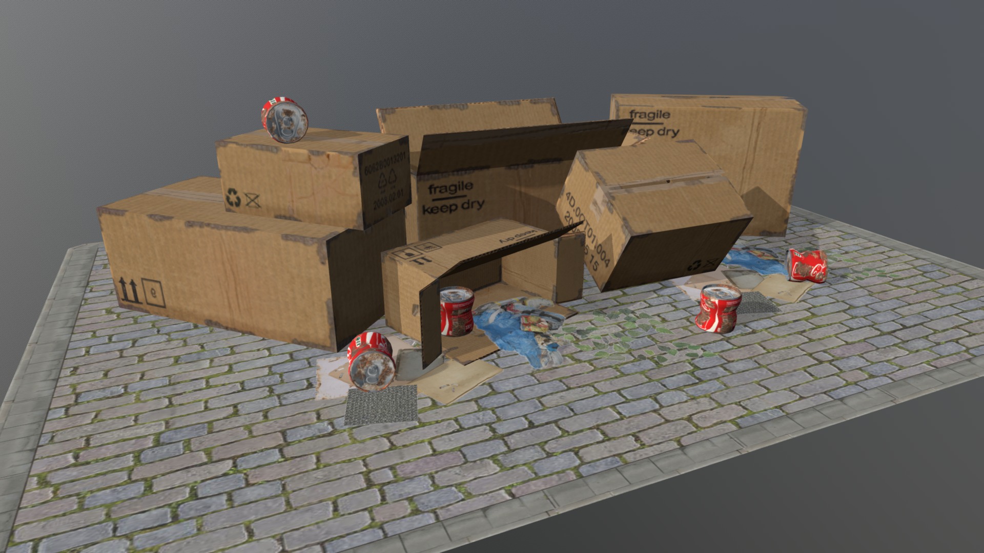 garbage - 3D model by hanameyoko (@jaike.kuhmayer) [99235b4] - Sketchfab