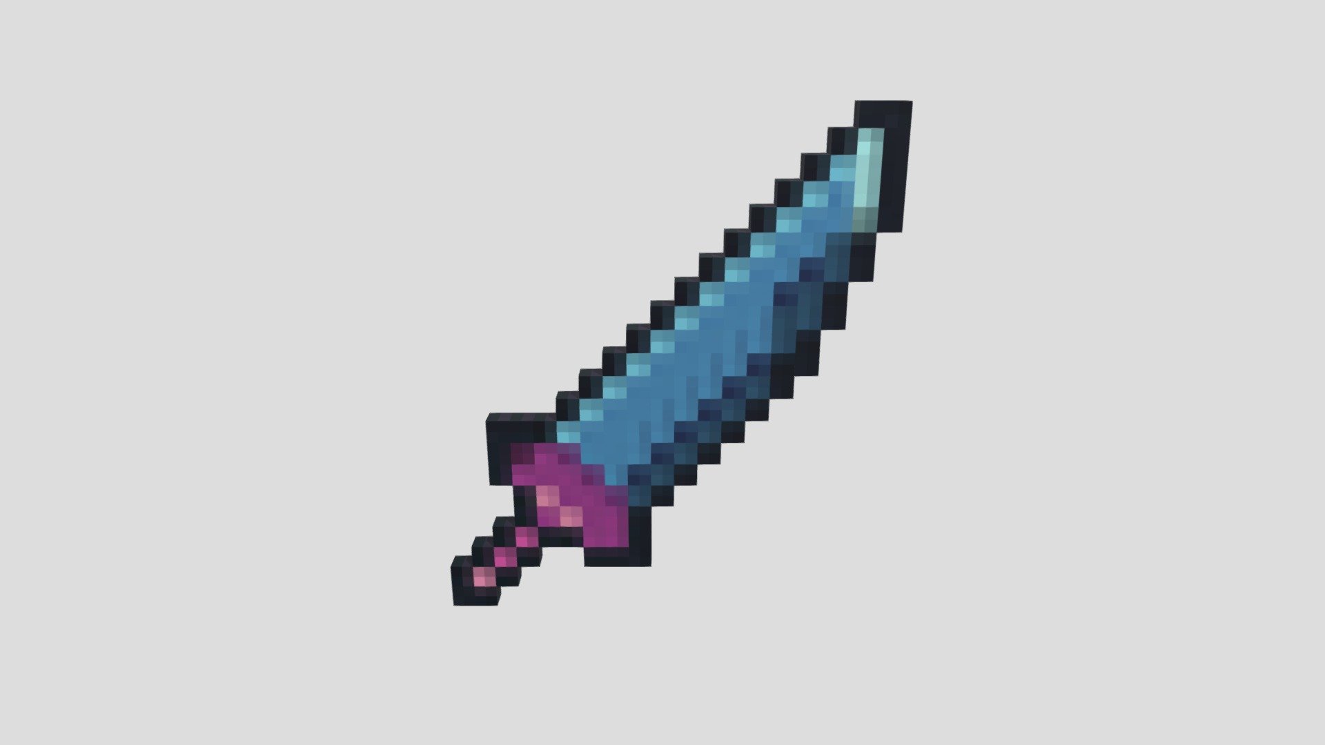 Pixel Art Coral Sword - Download Free 3D model by ...
