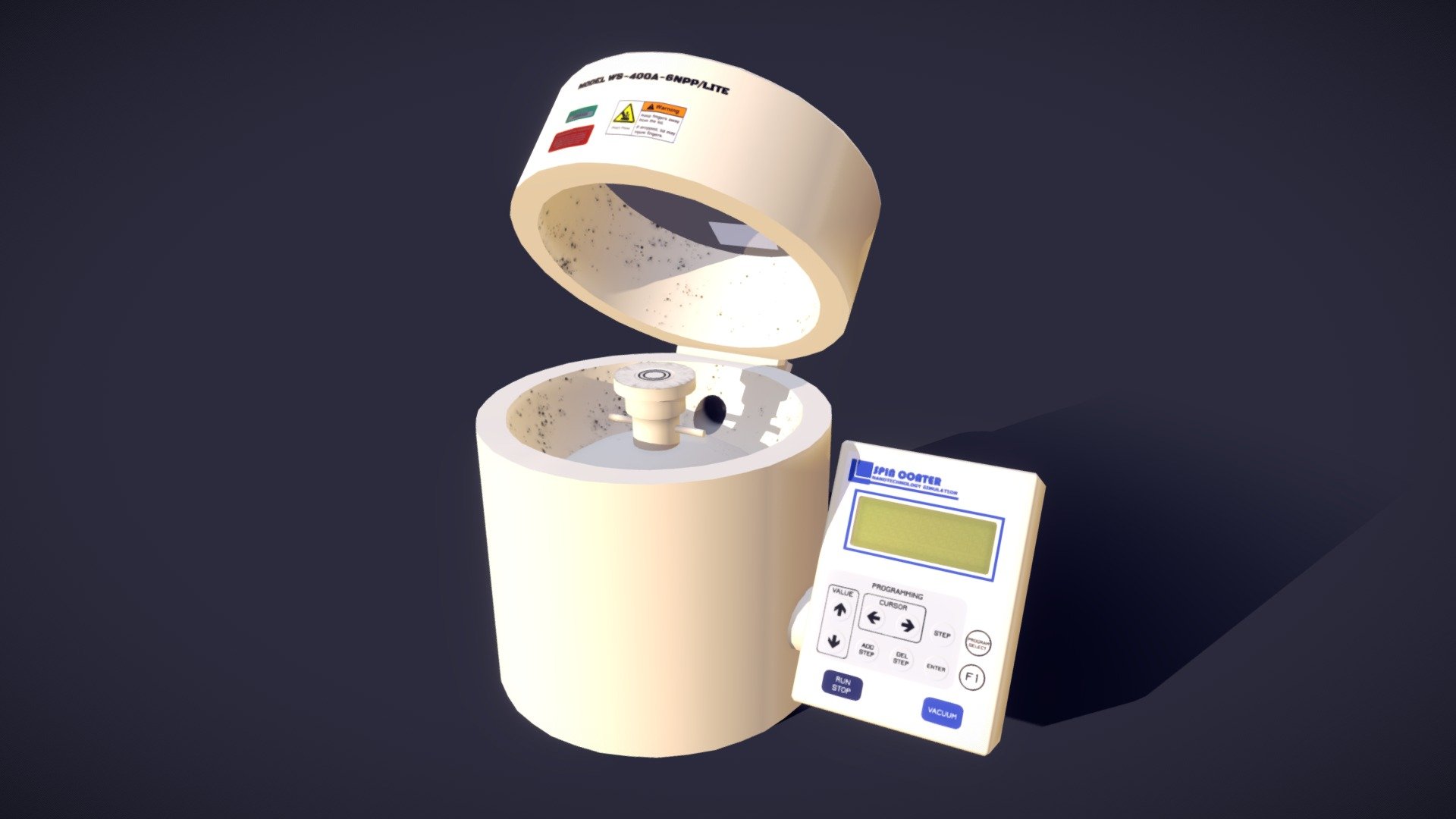 Spin Coater - 3D model by 𝘊𝘰𝘥𝘺 𝘈𝘯𝘥𝘦𝘳𝘴𝘰𝘯 (@cody_anderson) [99272f7 ...