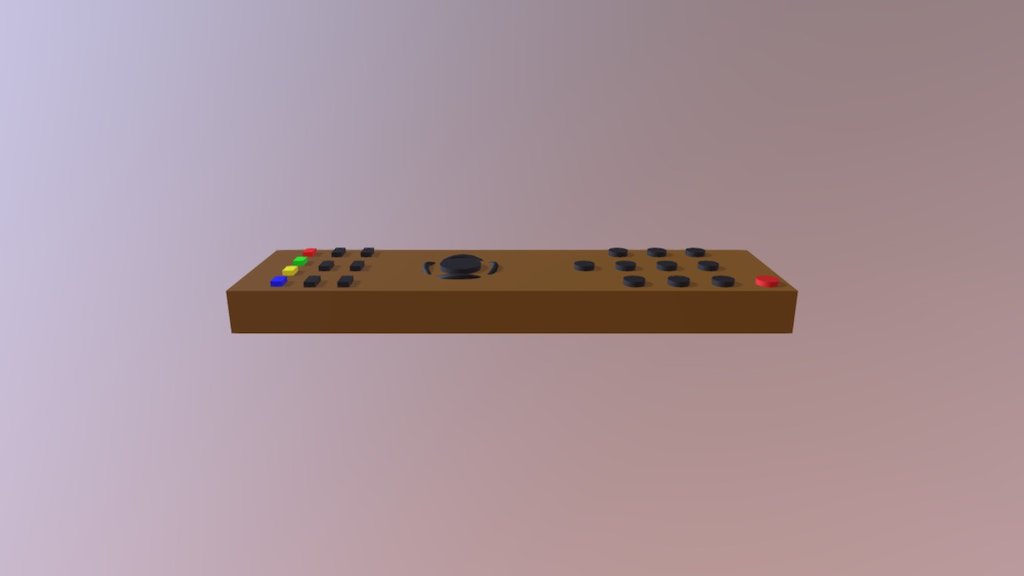 TV Remote - Download Free 3D model by sondre_groterud [9929f20] - Sketchfab