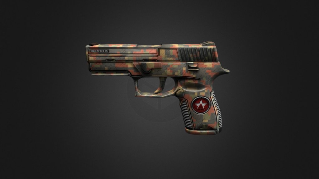 P250 | Red Rock - 3D model by krakencommunity [992aab2] - Sketchfab