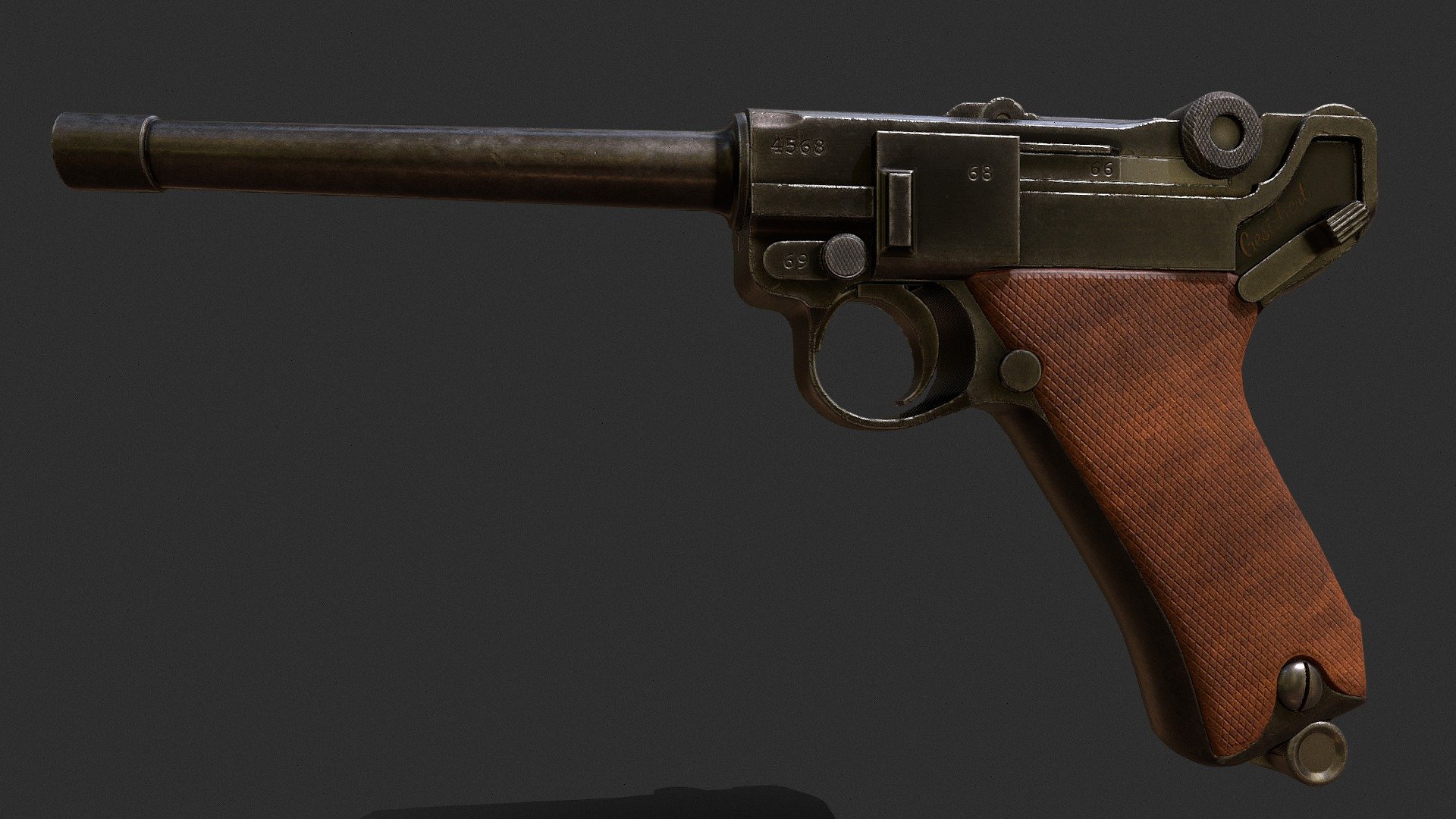 Luger P08 - Buy Royalty Free 3D model by Blockster_9 [992aad4 ...