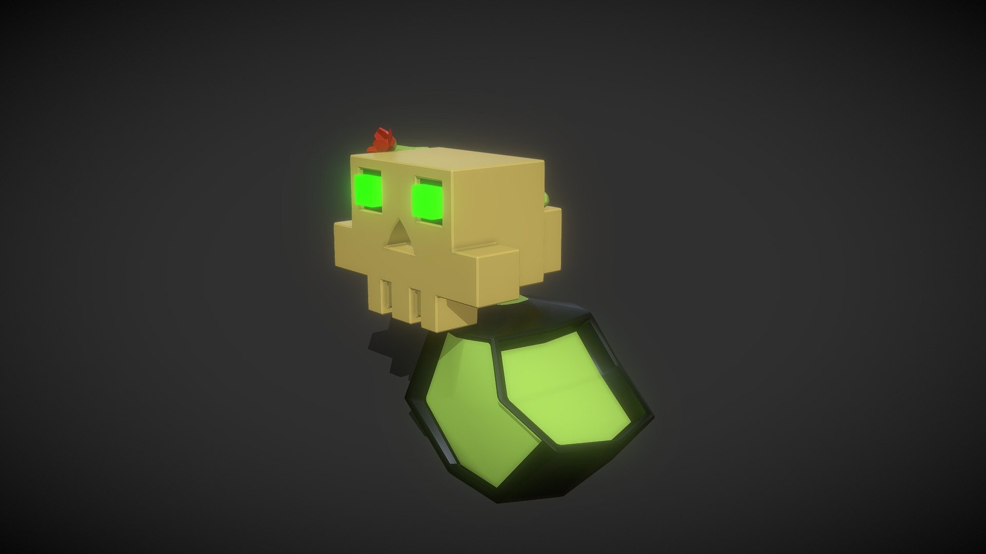 Jumping skull - Download Free 3D model by Tomasz P (@jezusek) [992de99 ...