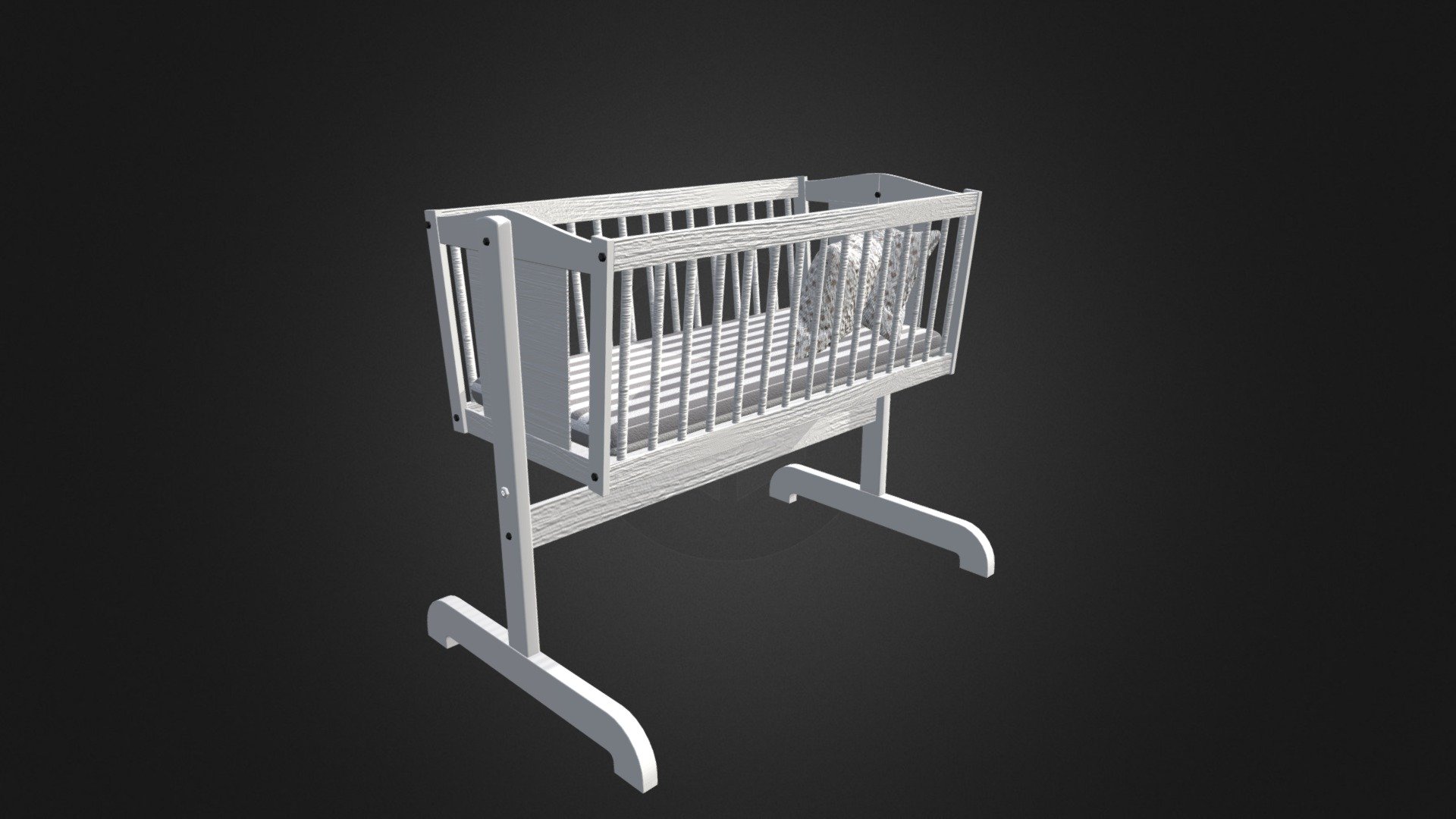 White Cradle - Buy Royalty Free 3D model by cgaxis [992ed54 ...