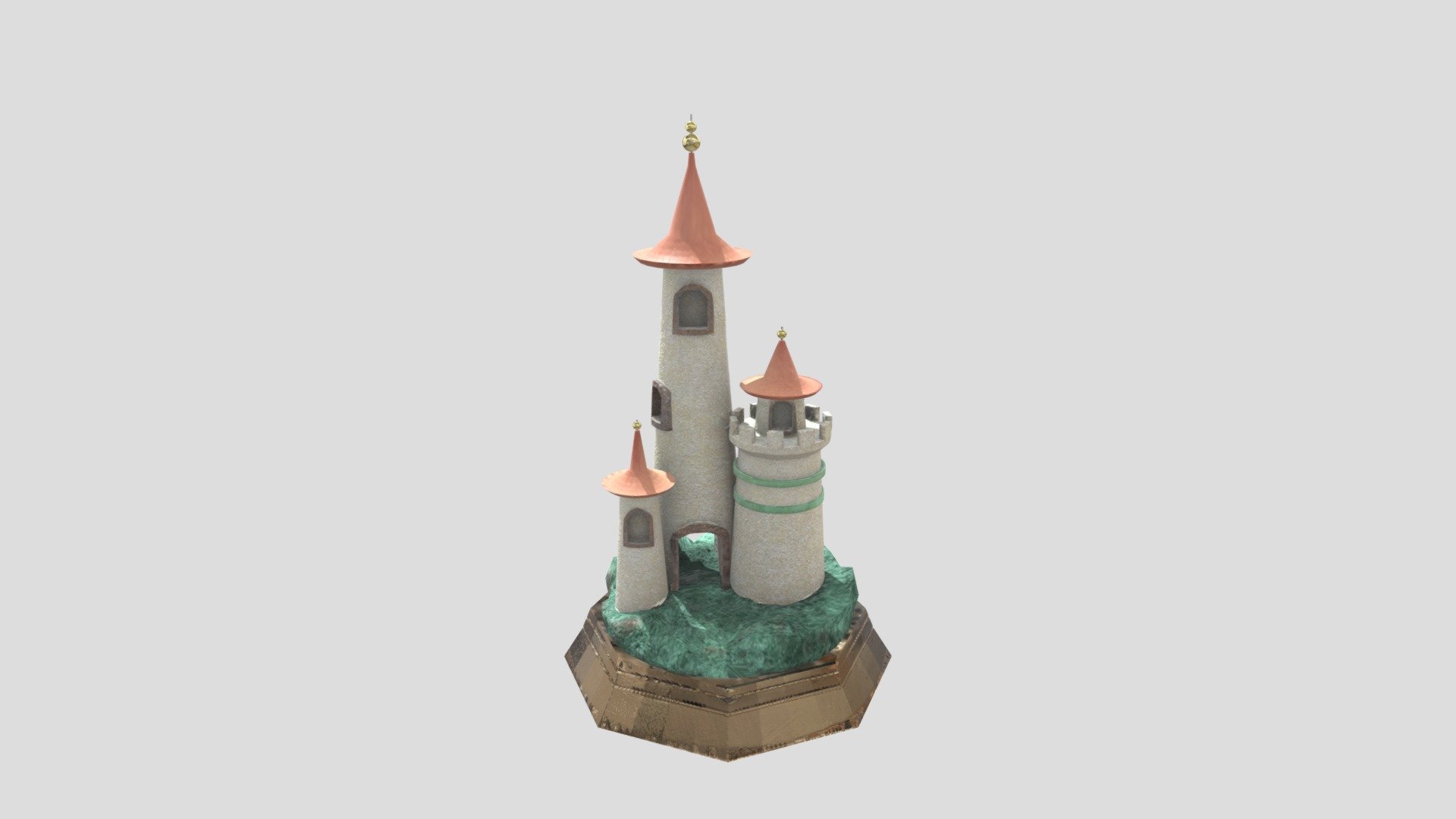 FishCastle - 3D model by Elle Hallock (@nightelle) [992fff2] - Sketchfab