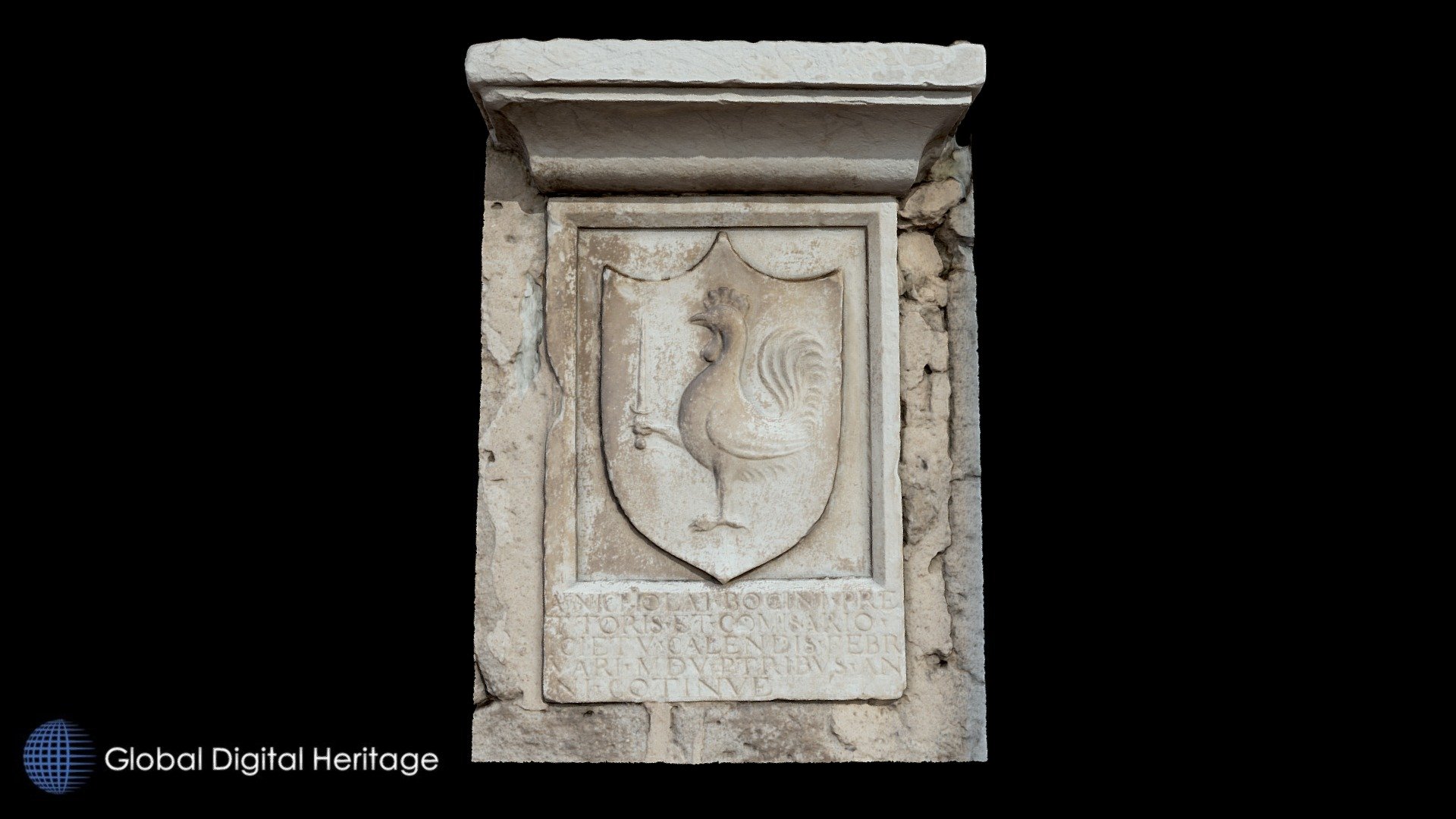 Commemorative Shield, Montelaterone, Tuscany - Download Free 3D model ...