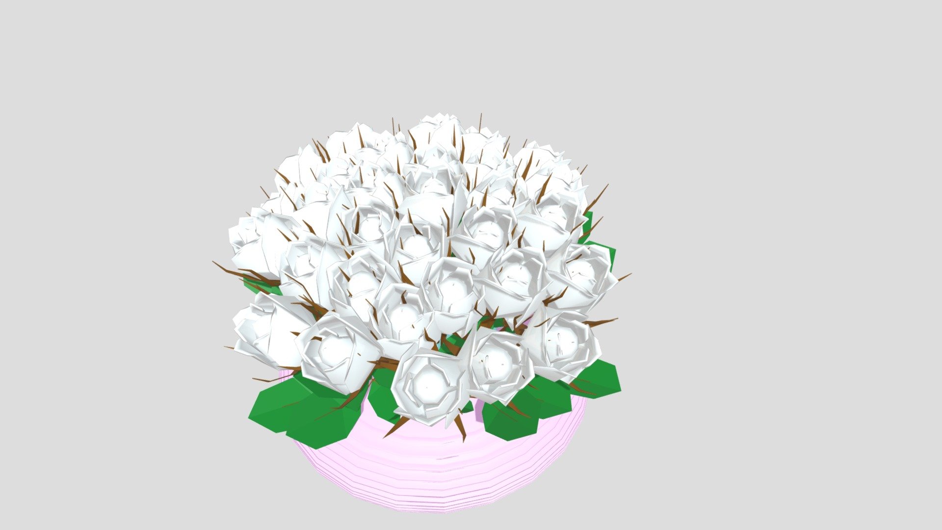 Bouquet of white roses - Download Free 3D model by alex.yefremov ...