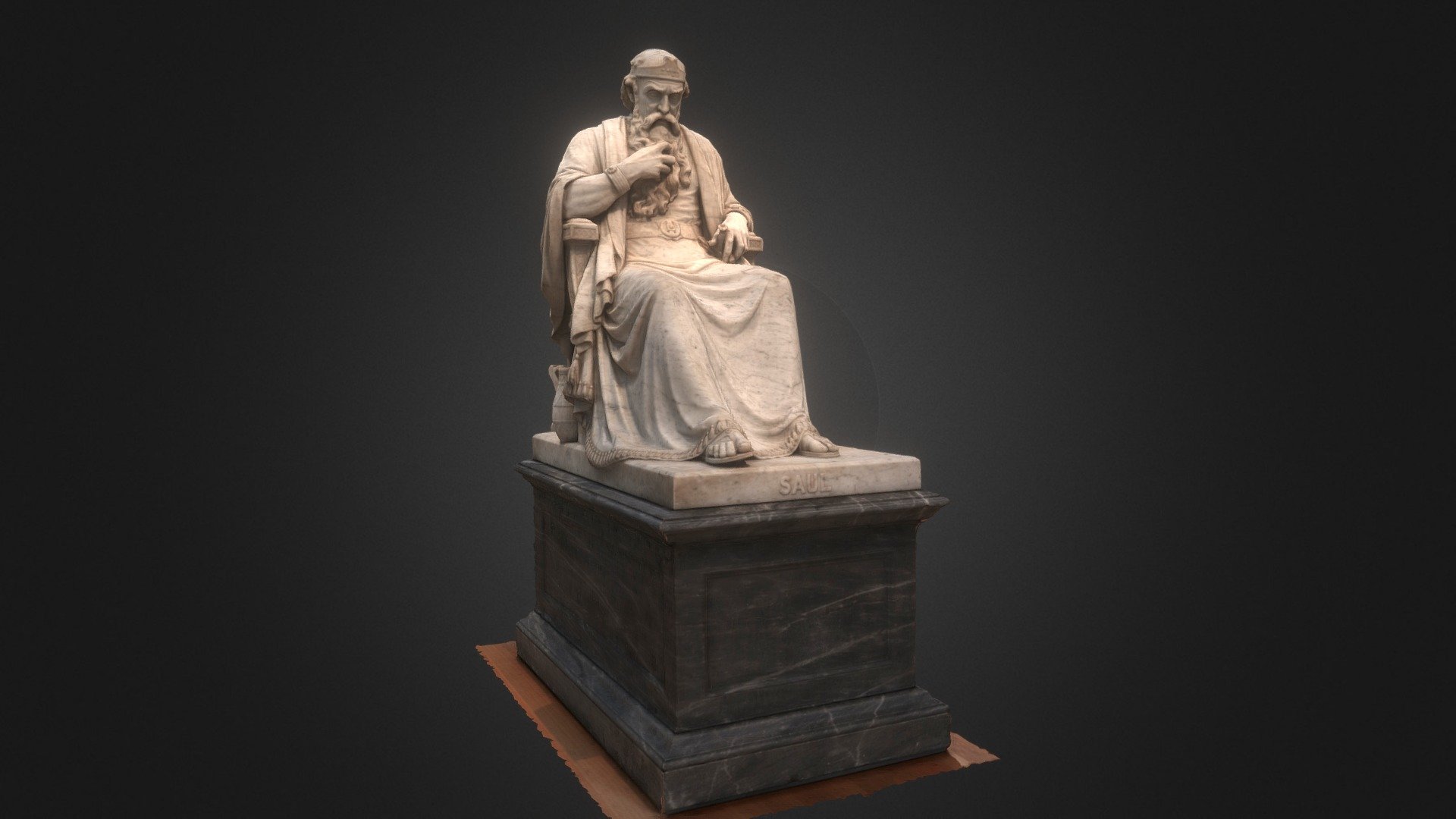 Saul statue - 3D model by Polygarden [99356e6] - Sketchfab