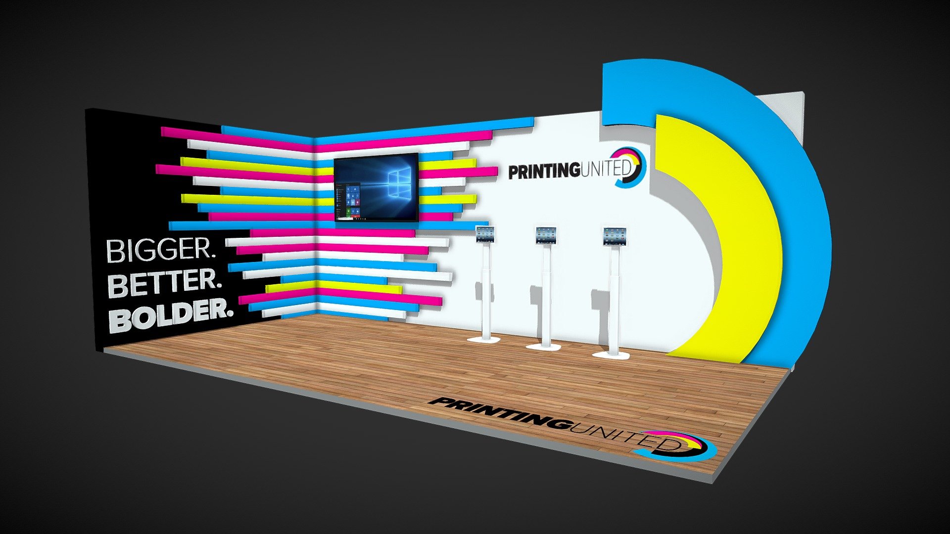 Printing United Booth 2 - 3D model by patchchris [99364e6] - Sketchfab
