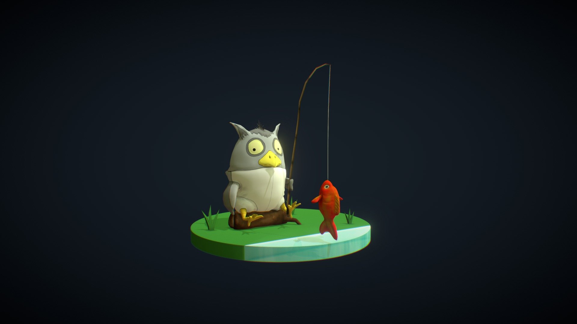 Fishing - 3D model by ravi (@ravi_) [9936c17] - Sketchfab