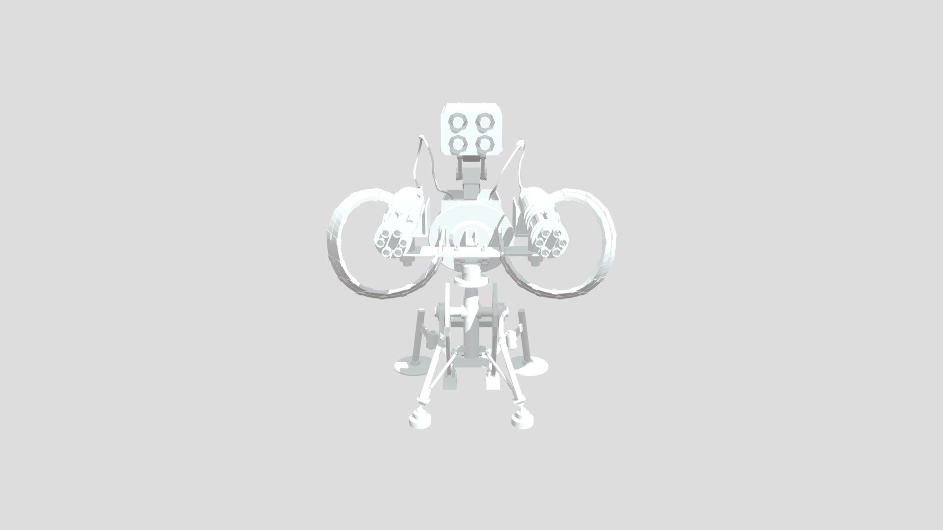 Team Fortress 2 | Turret level 3 - 3D model by Skywers [993753e ...