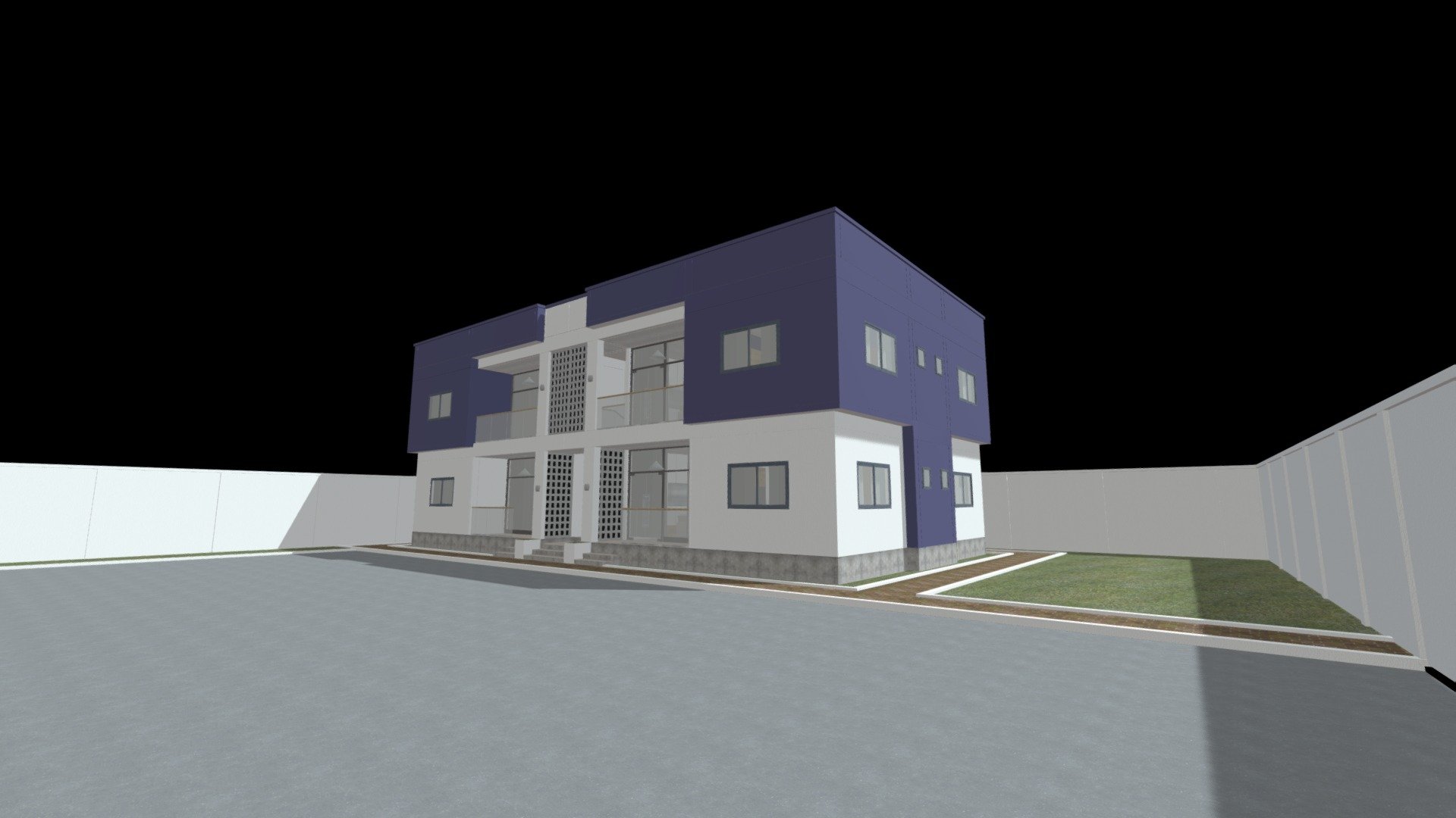 2 BED DUPLEX - 3D model by Gabochie Design (@gabochie) [9939dc2 ...