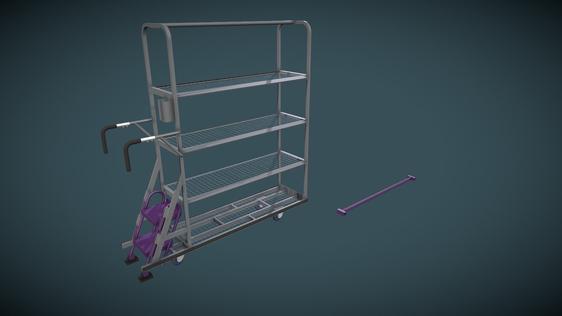 Modular Trolley Chassis - 3D model by Charlie (@NorsemanDirect ...