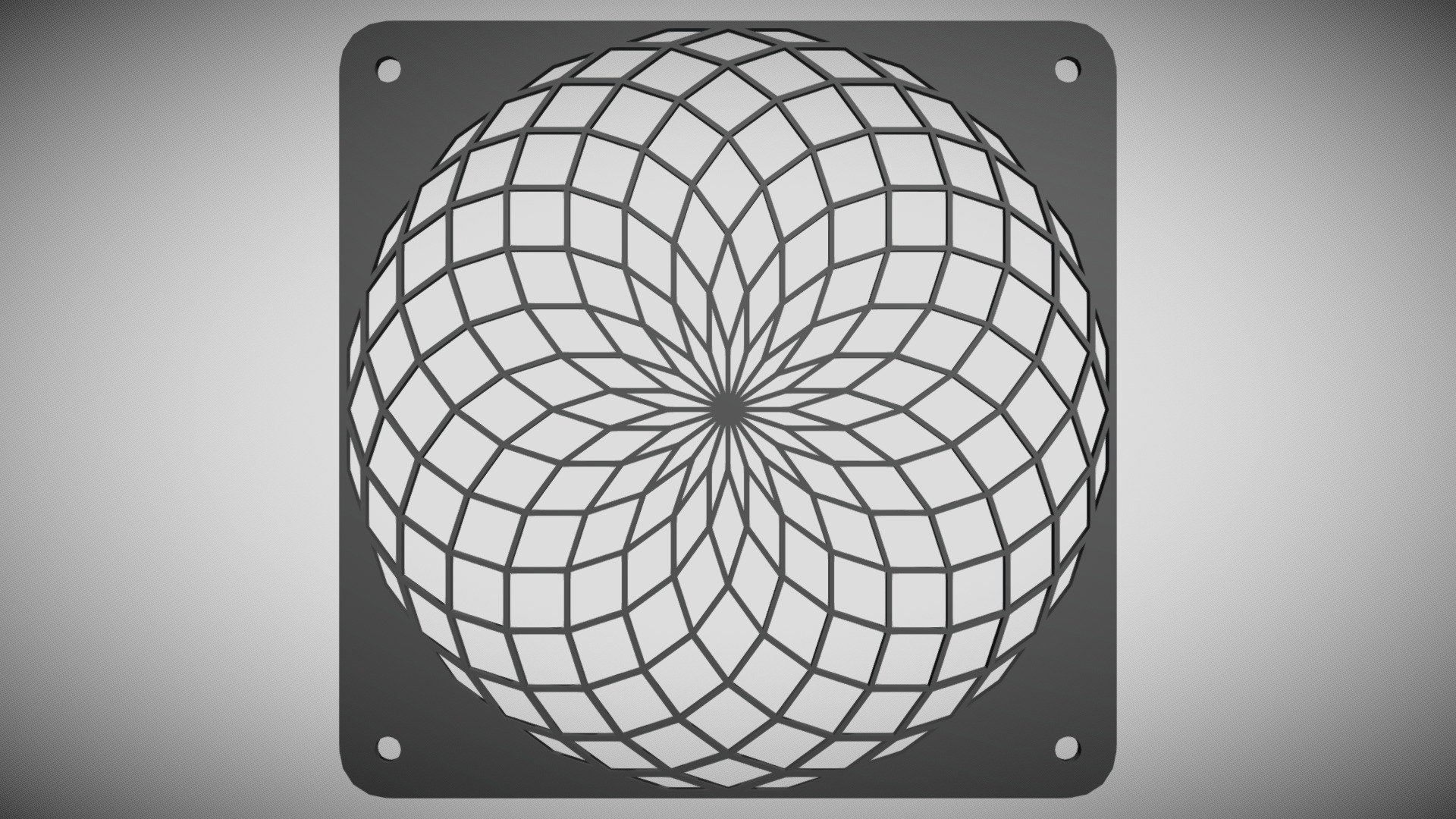 Fan Grid 120mm .STL - Download Free 3D model by CHRIS .capycoil ...