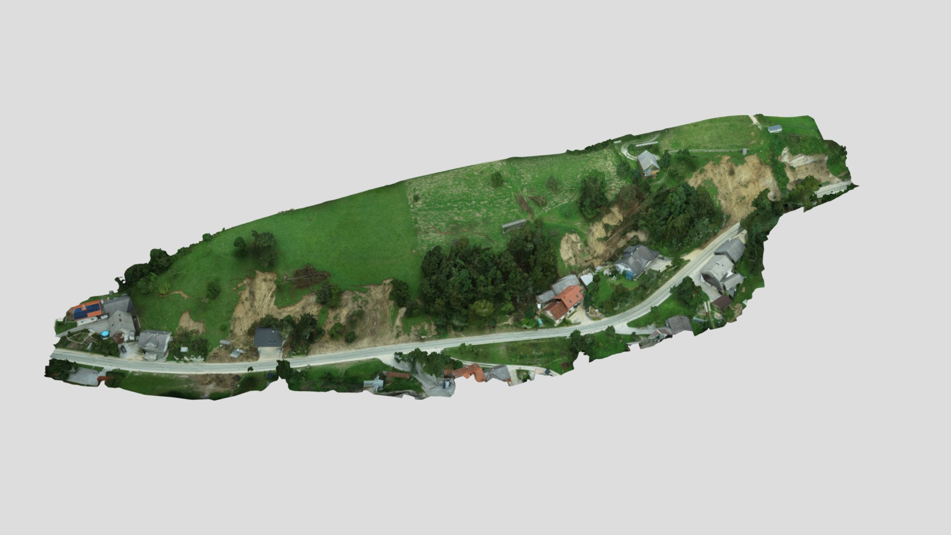 Plazovno območje, Košiše, Slovenija - 3D model by Department of Geology, University of Ljubljana ...