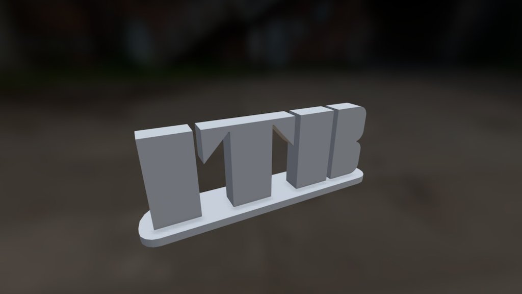 Itb logo for 3d printing - 3D model by vatterger [993b82d] - Sketchfab