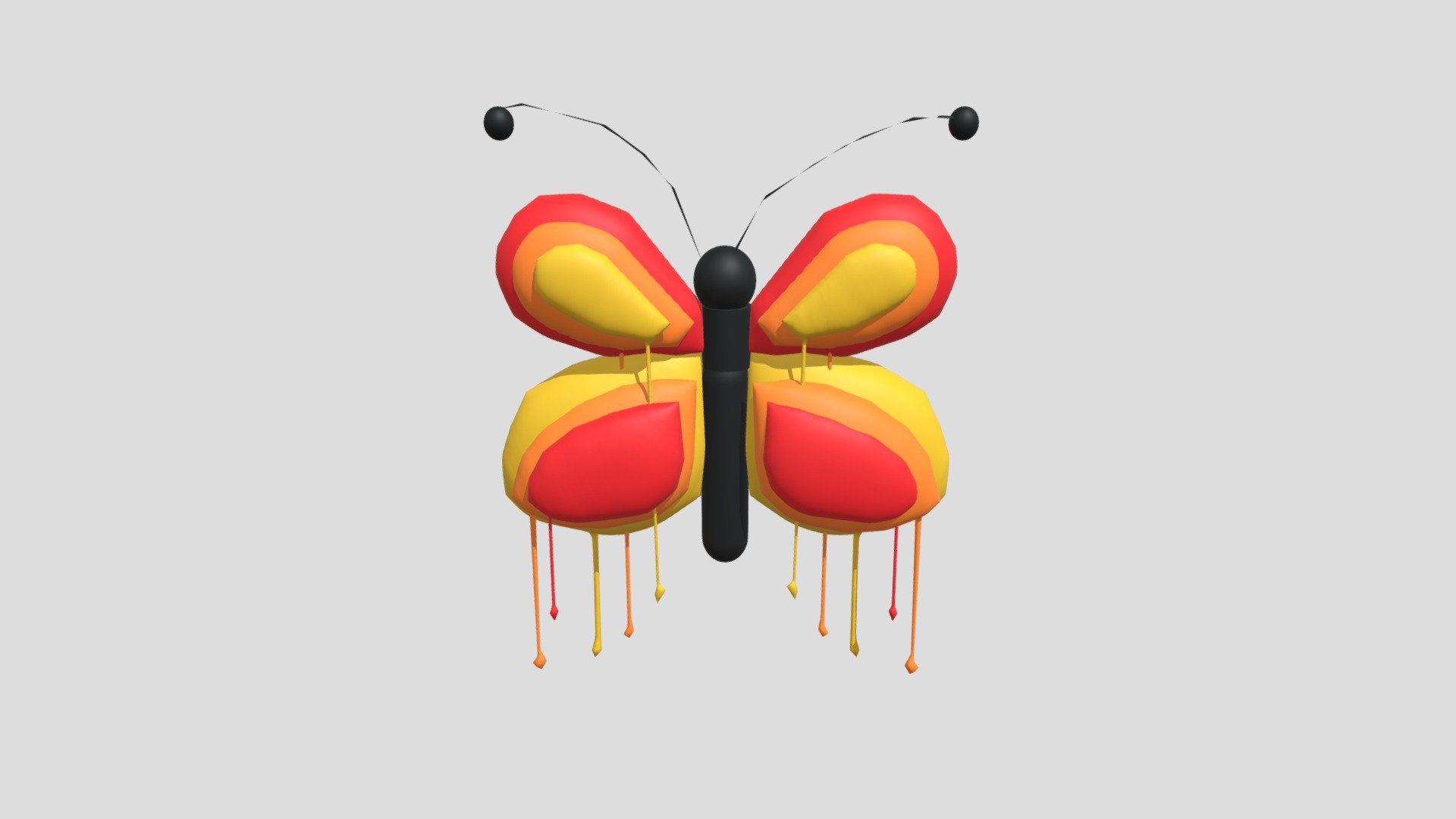 butterfly - Download Free 3D model by daria1327 [993b8bd] - Sketchfab