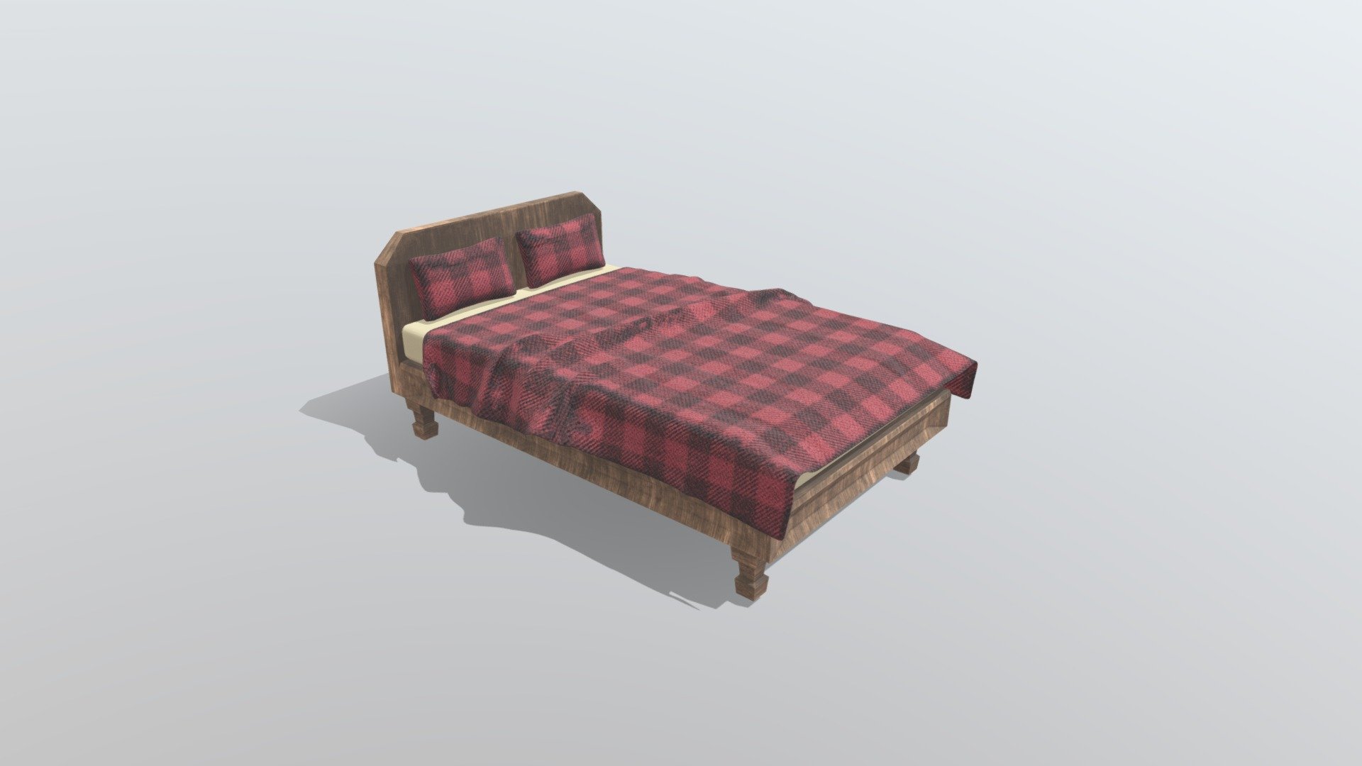 Bed - 3D model by kyleharris [993c19f] - Sketchfab