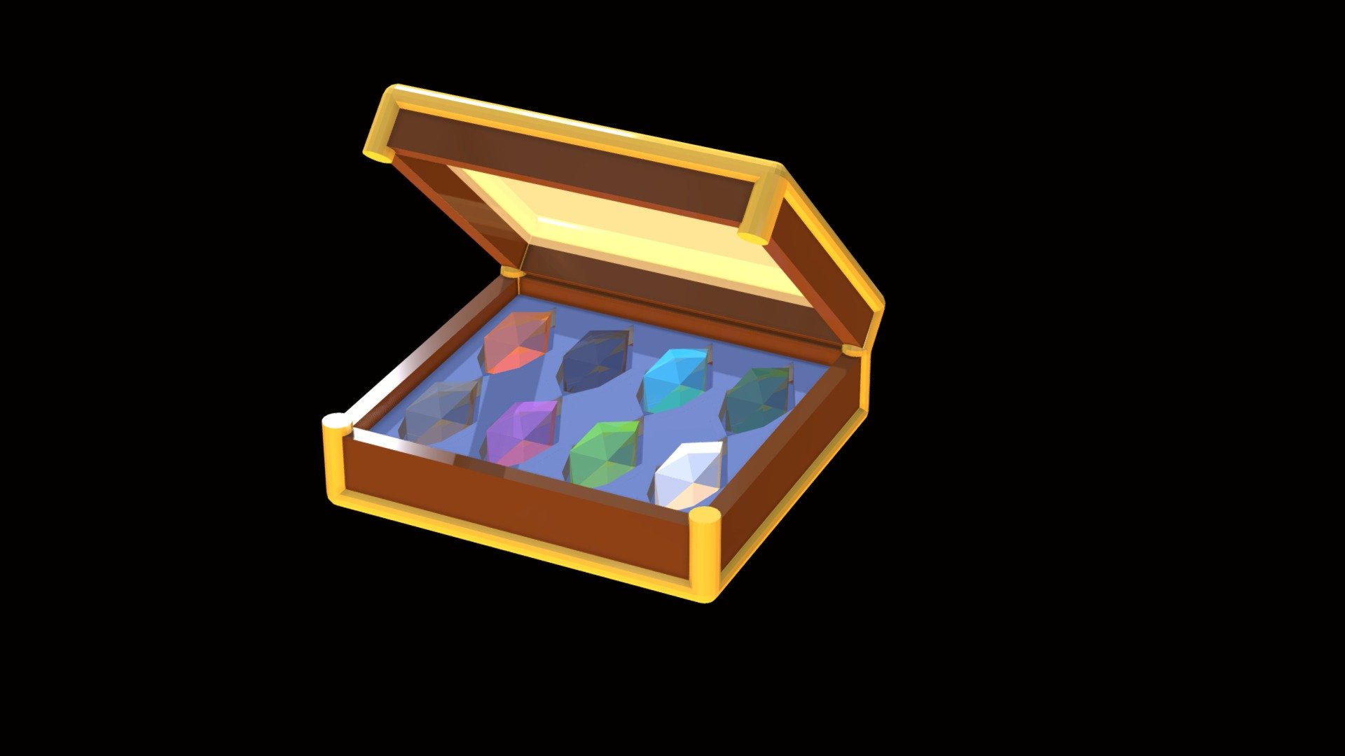 Magic Crystals - 3D model by humanincontext [993cf28] - Sketchfab