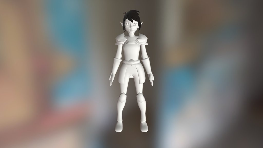 Elf Warrior base Mesh - 3D model by Xurxo [993dbc2] - Sketchfab