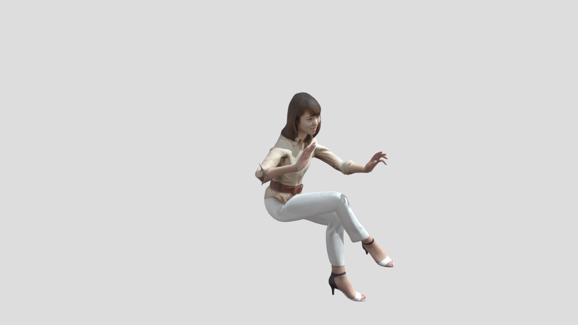 Free 018 Kana Sitting - Download Free 3D model by ddd (@endonoriko ...