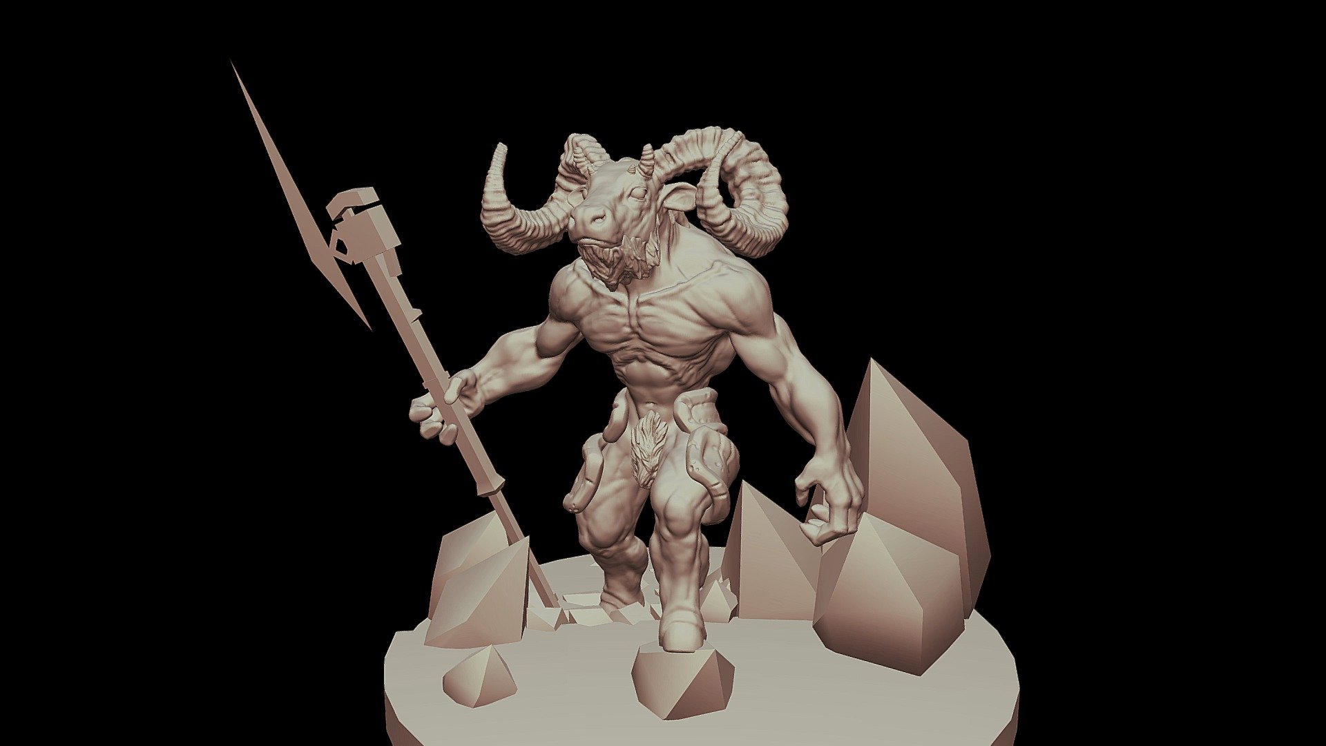 Minotaur - Buy Royalty Free 3D model by Snackwacko [994454e ...