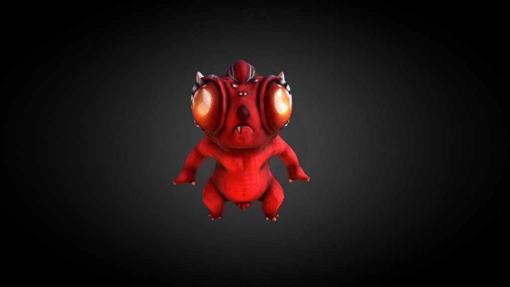 Monster Baby - 3D model by juliadech [99457ef] - Sketchfab