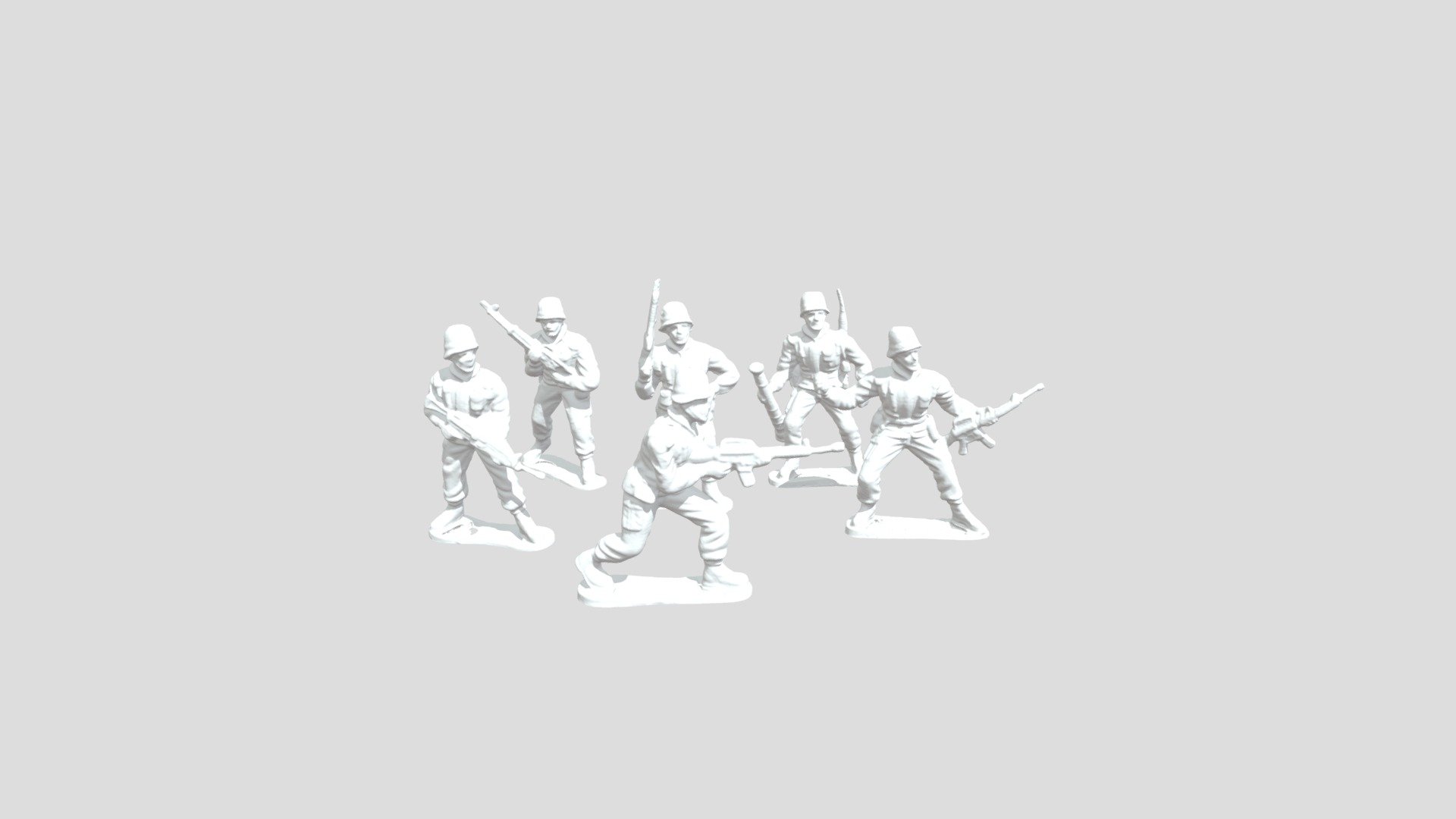 3D scan U.S modern soldiers Army men Printable - 3D model by ...