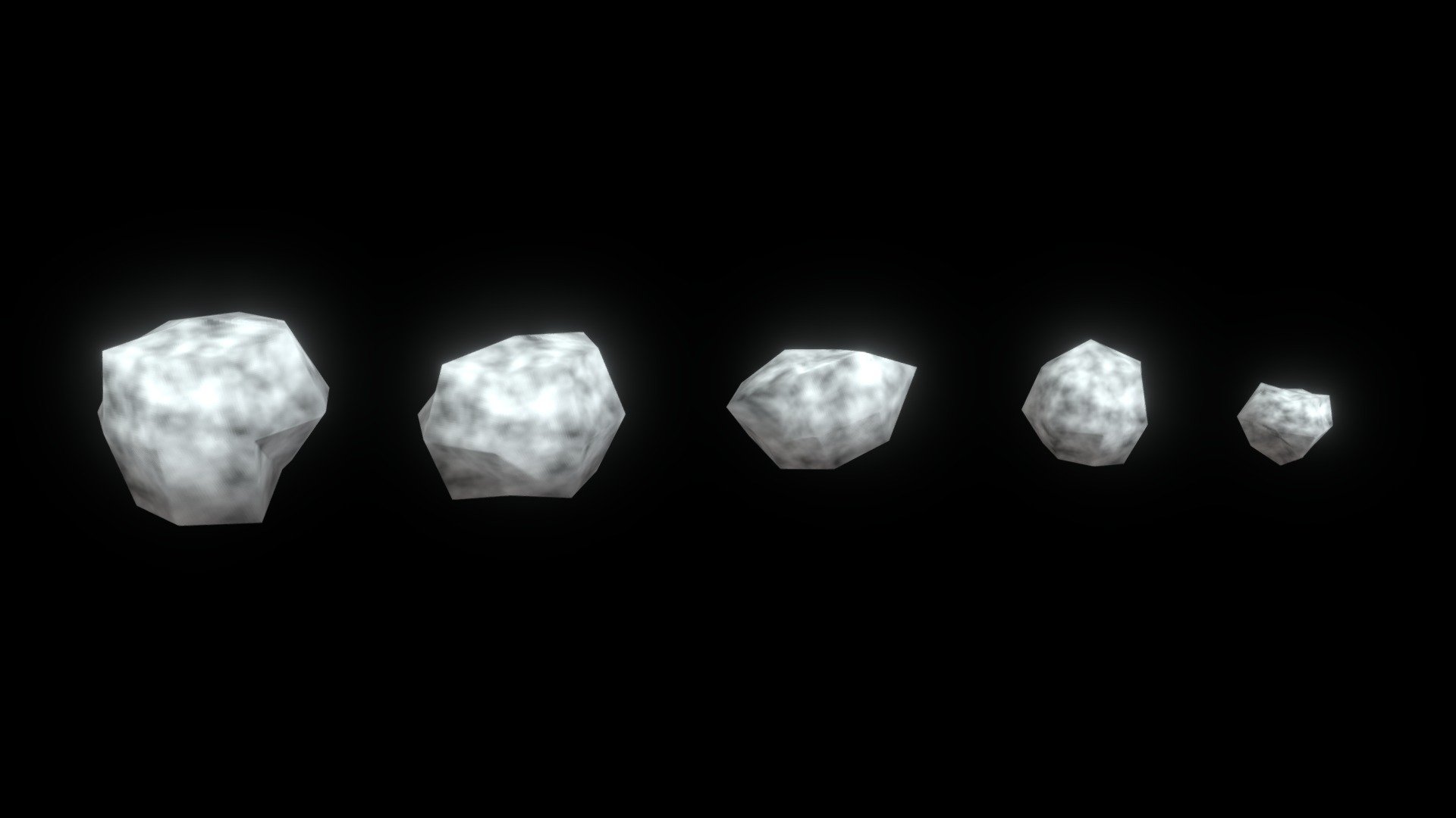 PS1 style low poly asteroids - Download Free 3D model by albert_buscio [994740b] - Sketchfab