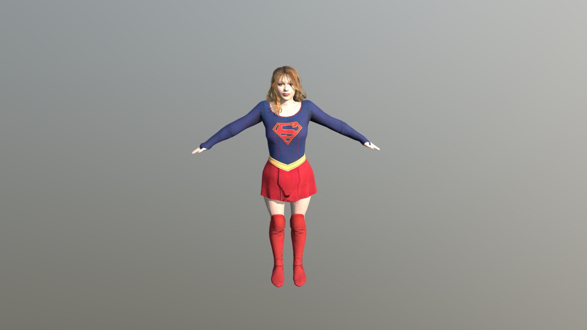 SuperGirl - 3D model by razielucorsu1 [99478bb] - Sketchfab
