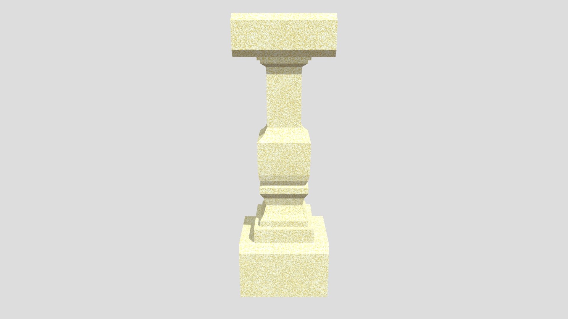 Balustrade column - Download Free 3D model by 1-3D.com [9947a14 ...