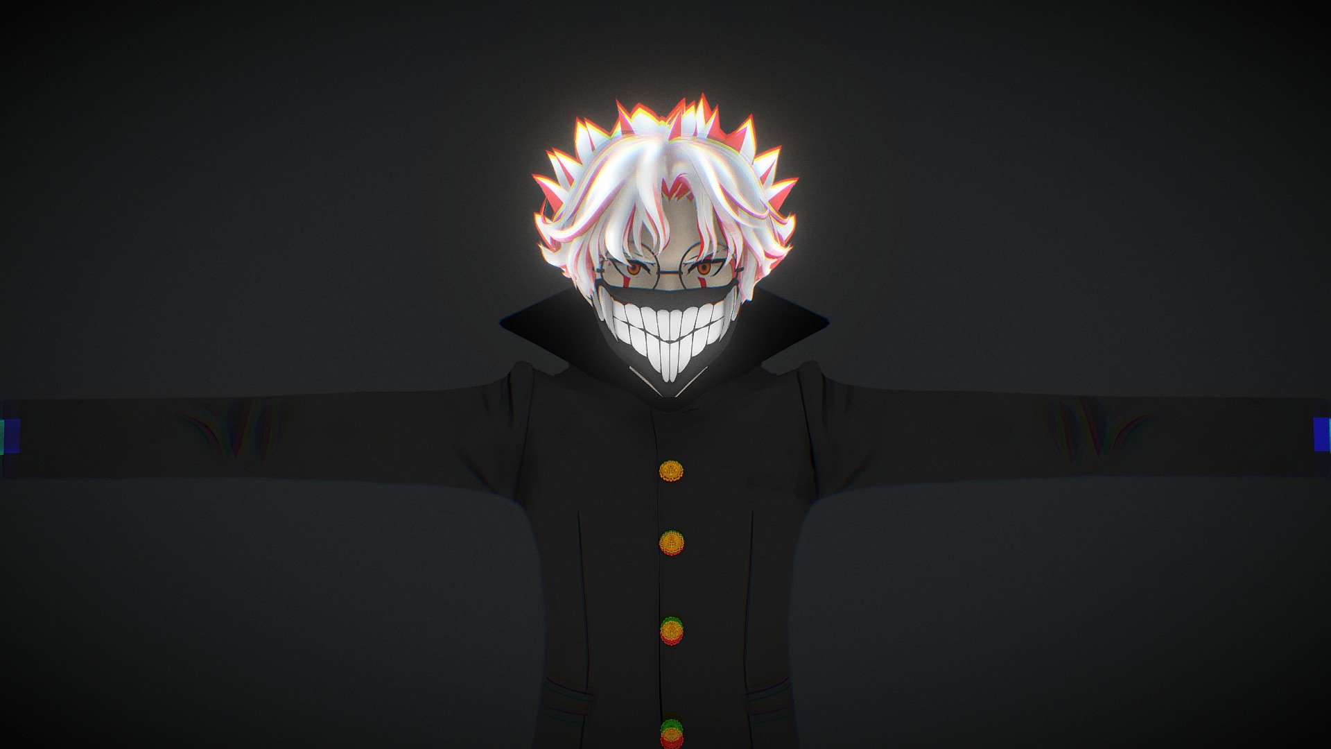 DANDADAN - Okarun Turbo Granny (3D Model) + DL - Download Free 3D model ...