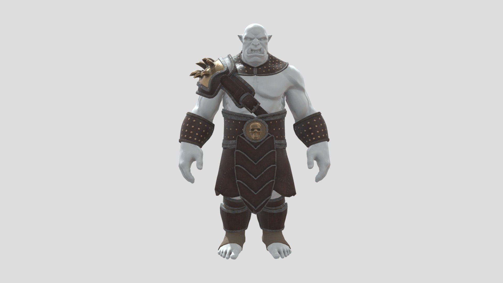 Procedural Orc armor test 2 - Download Free 3D model by ghostnoface ...