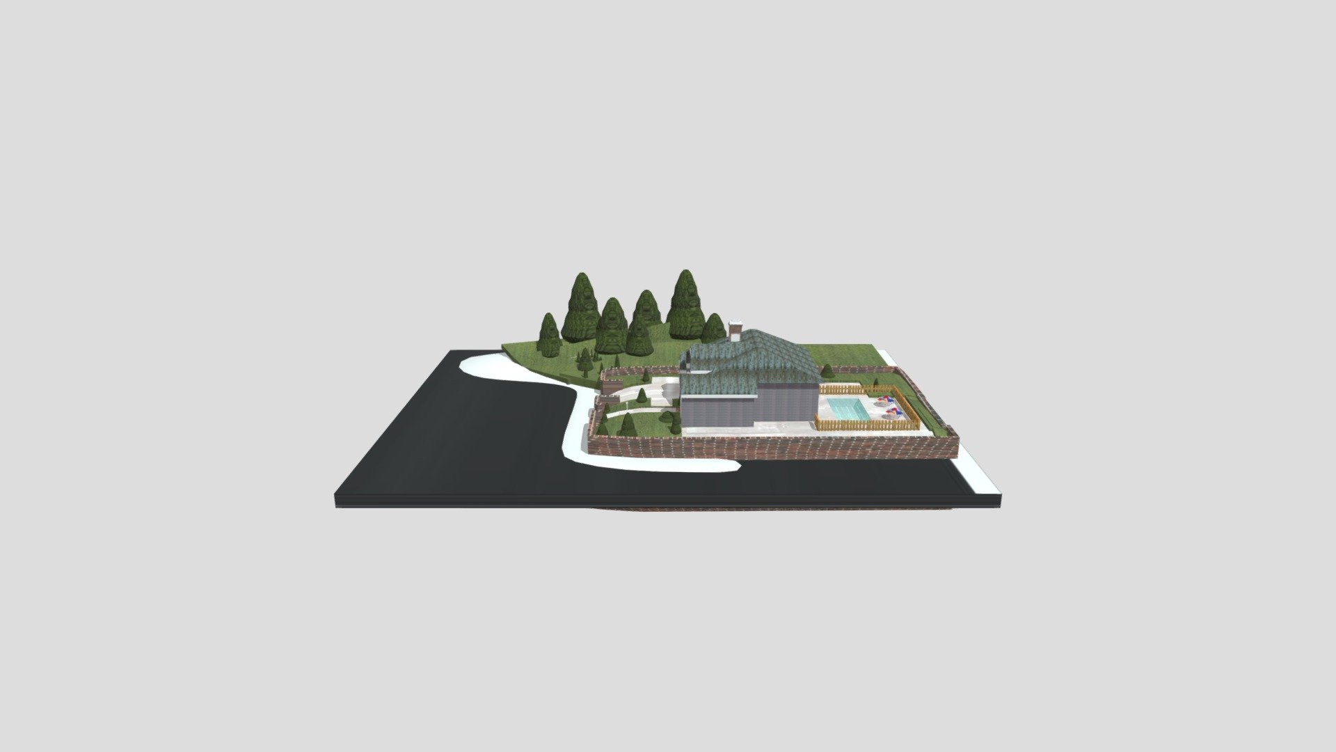 Game house - Download Free 3D model by dfdsfg (@waa.) [994f39e] - Sketchfab
