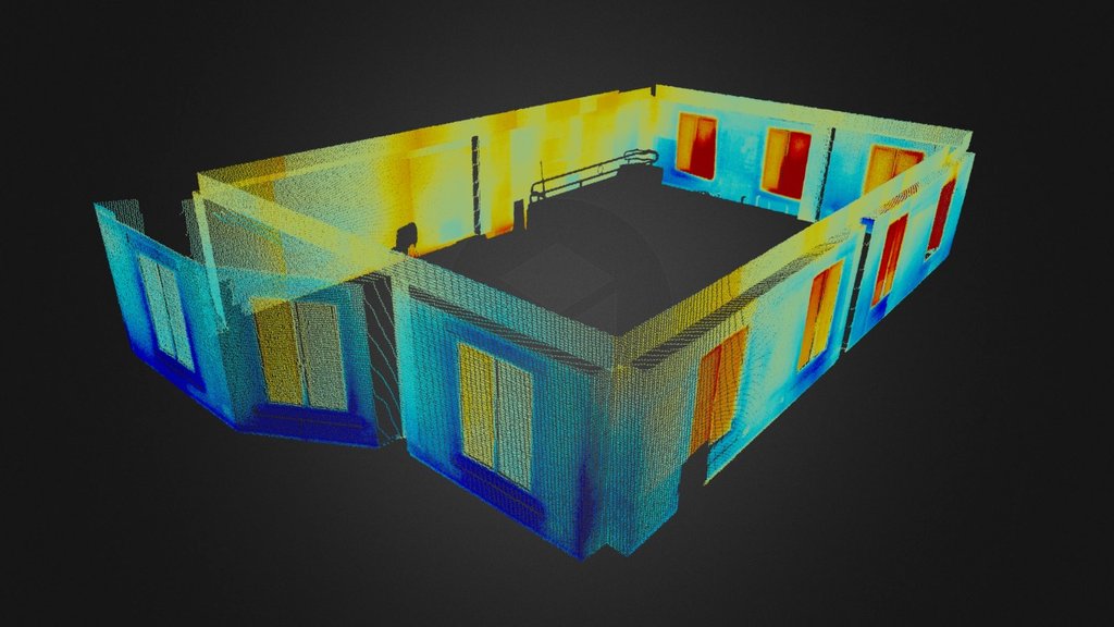 Thermographic indoor mapping - 3D model by luisloez89 [9952d38] - Sketchfab