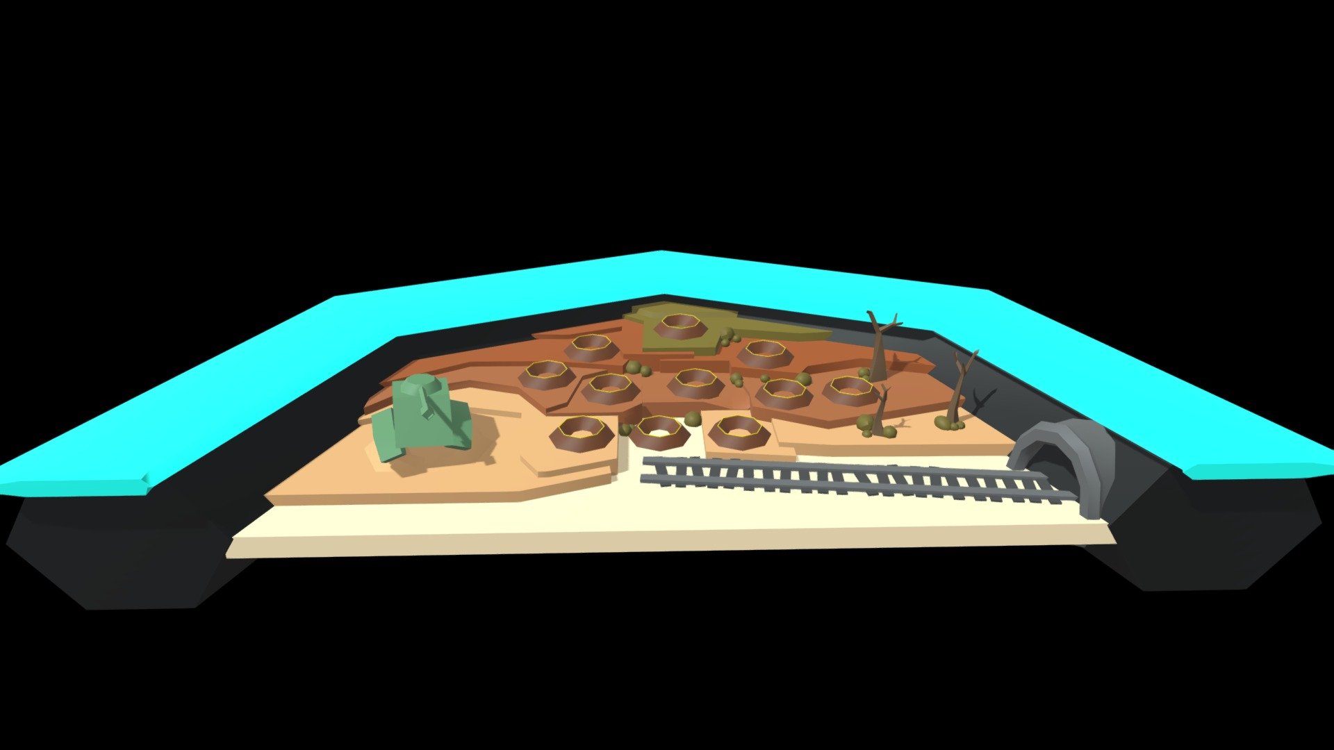 Wack-A-Mole Project - Arena - 3D model by June // FoxKidd (@FoxKiddz ...