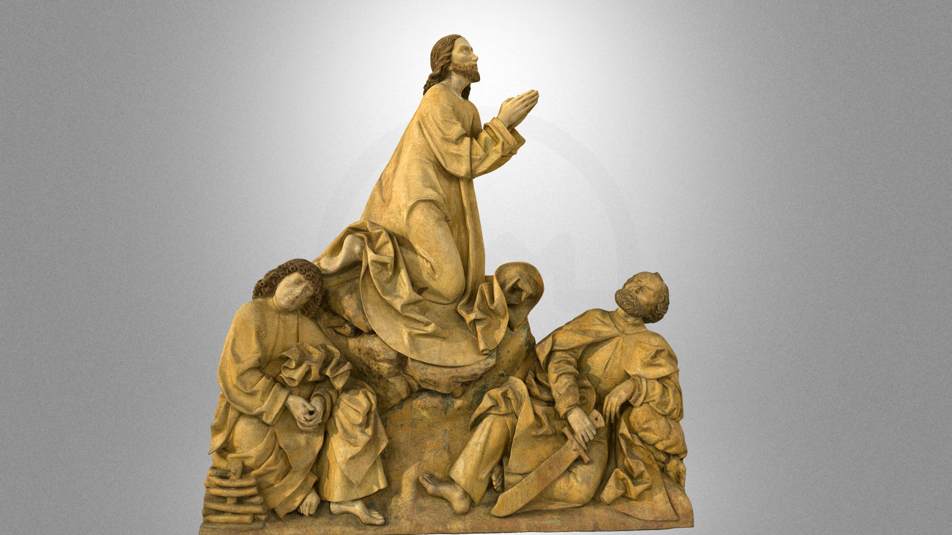 Relief “Agony in the Garden” by Veit Stoss - Download Free 3D model by ...