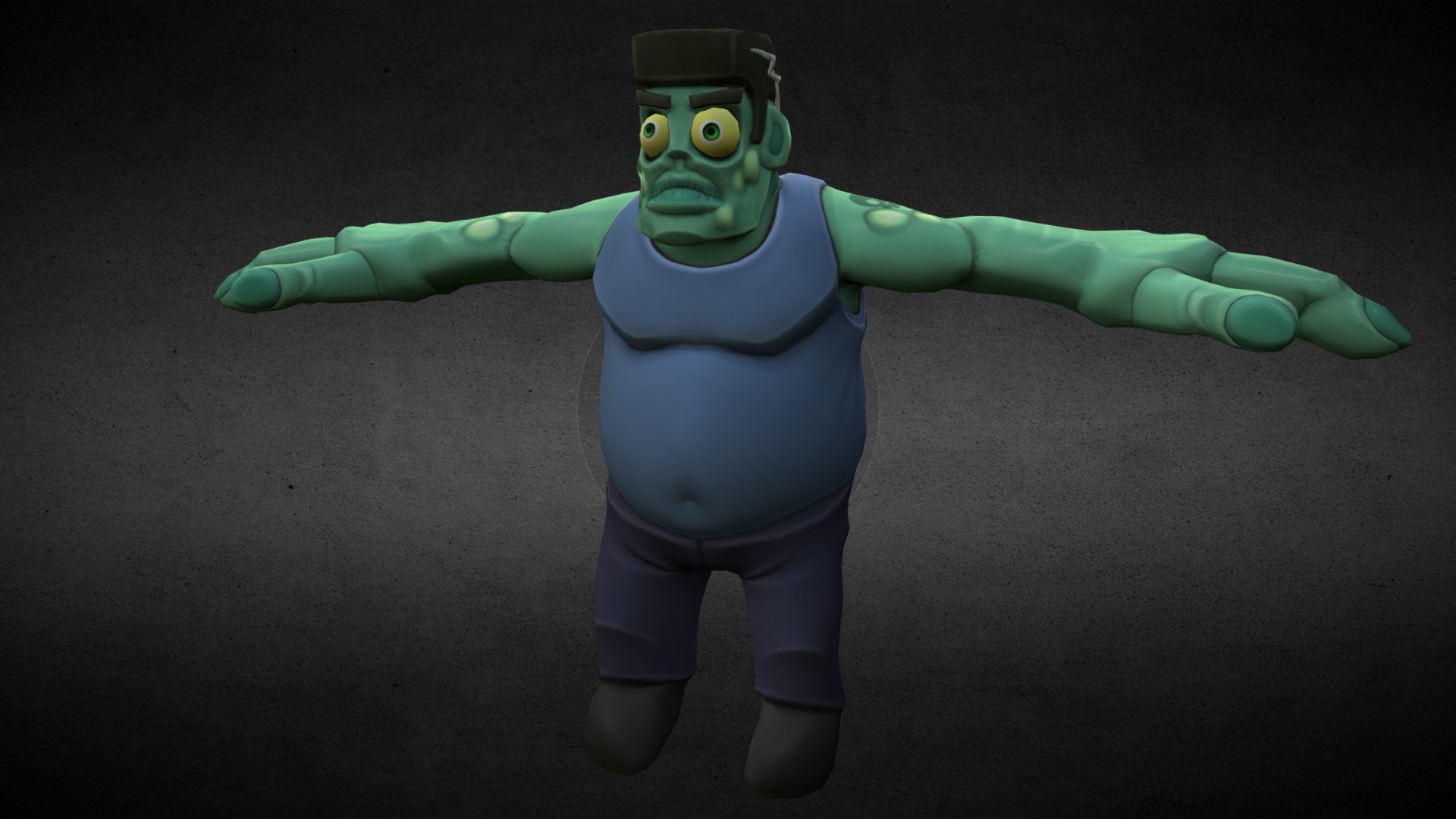 Fat Zombie2 - 3D model by foxifox230 [9955dae] - Sketchfab
