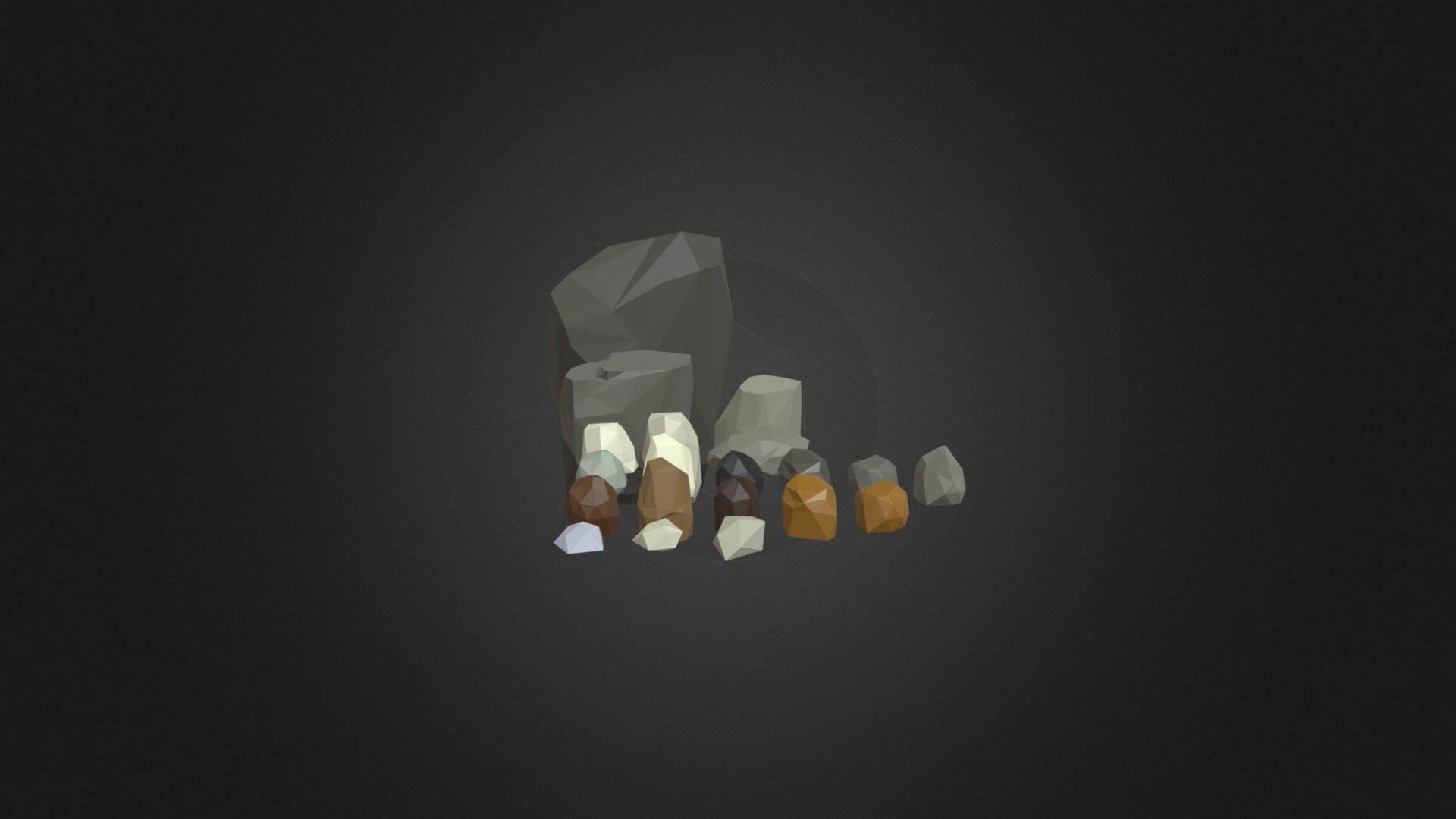 Low Poly Rocks - Download Free 3D model by the1987redfox [9956354 ...