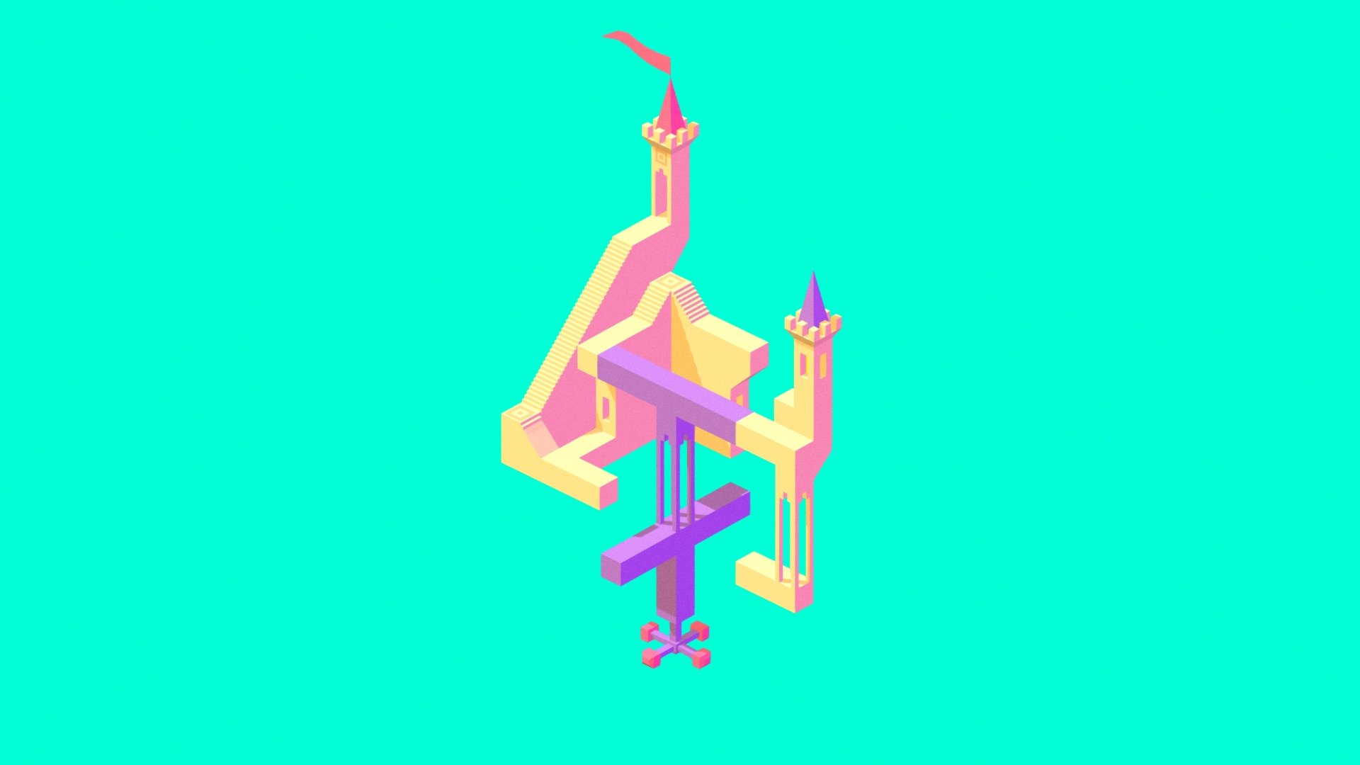 Monument Valley Level design - Download Free 3D model by Bob.Ho ...