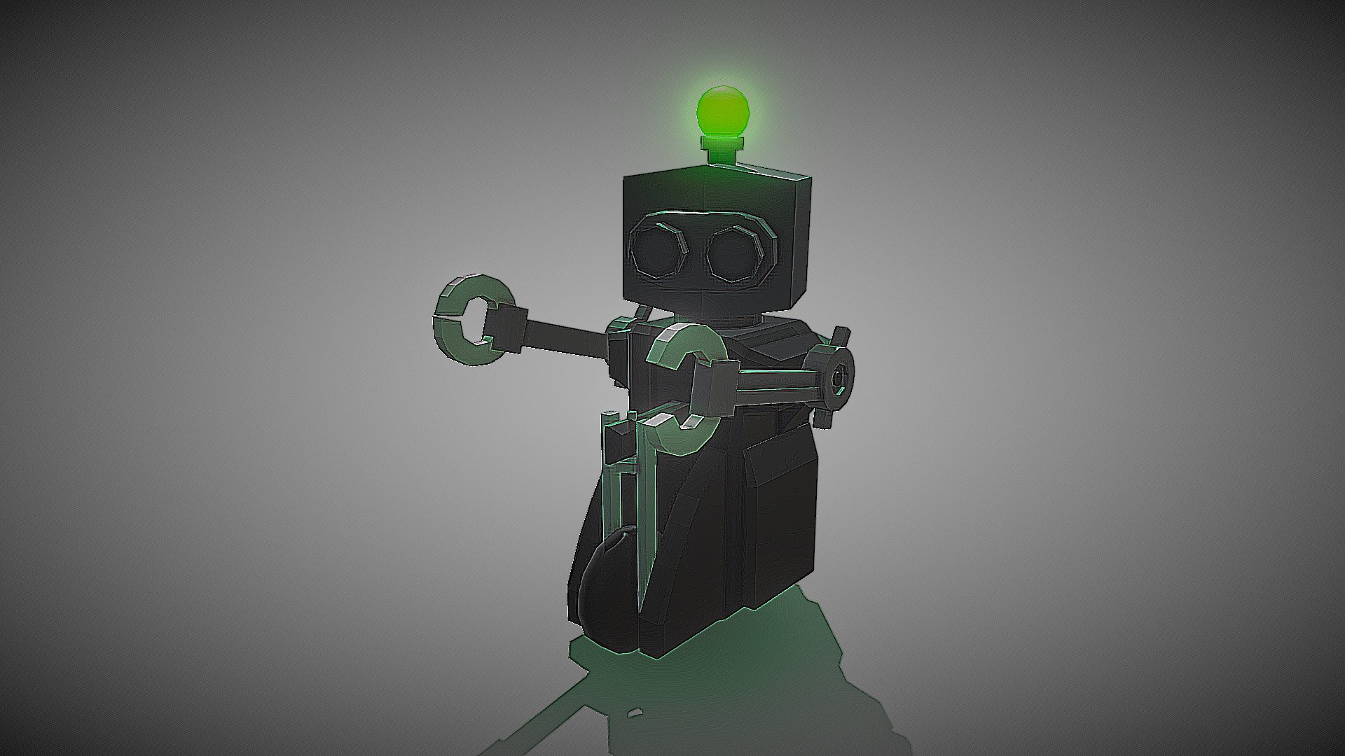 Robot with a simple animation. - Download Free 3D model by ...