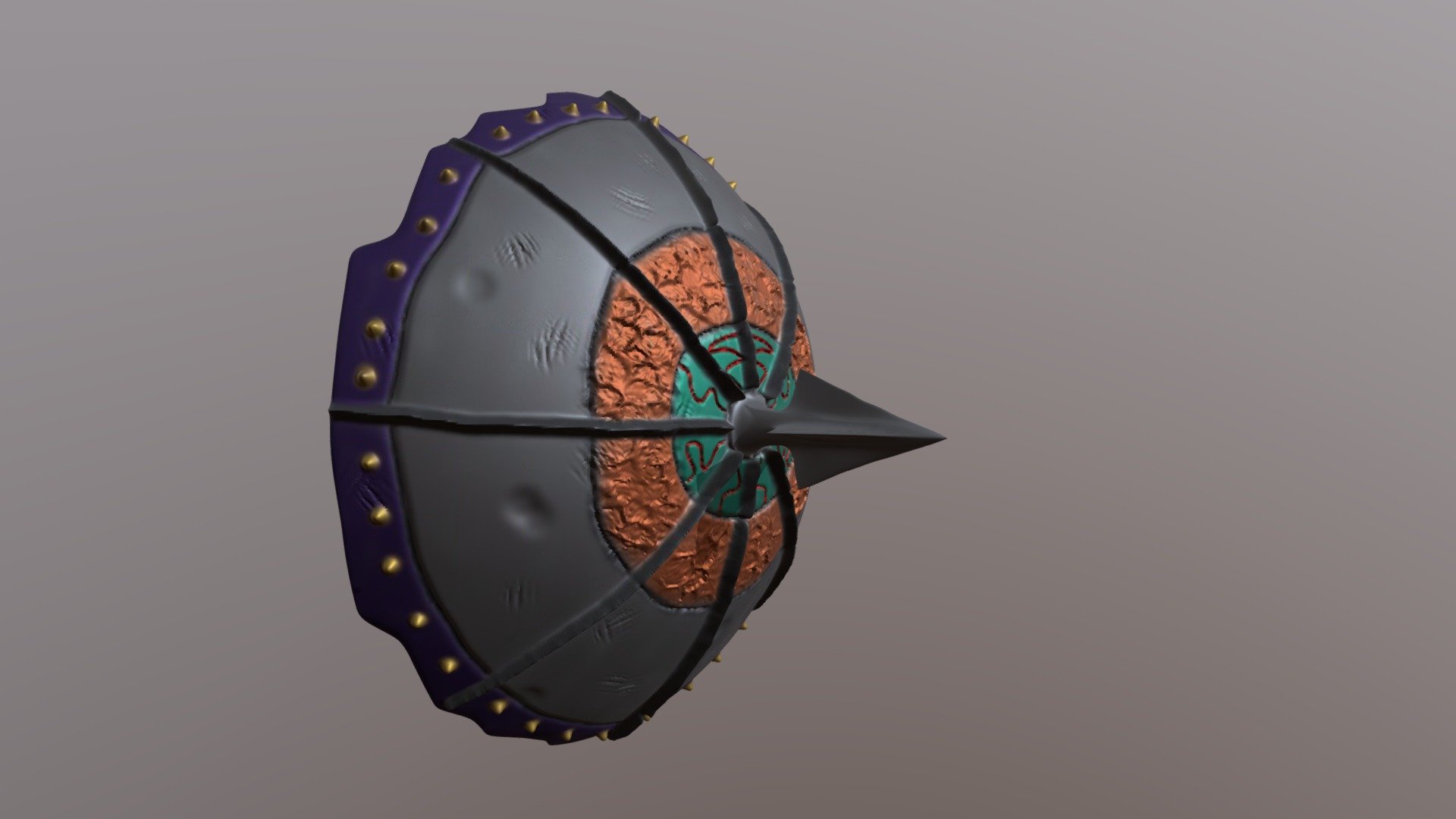 Dome Spike Shield - 3D model by E.Terpstra [9958e66] - Sketchfab